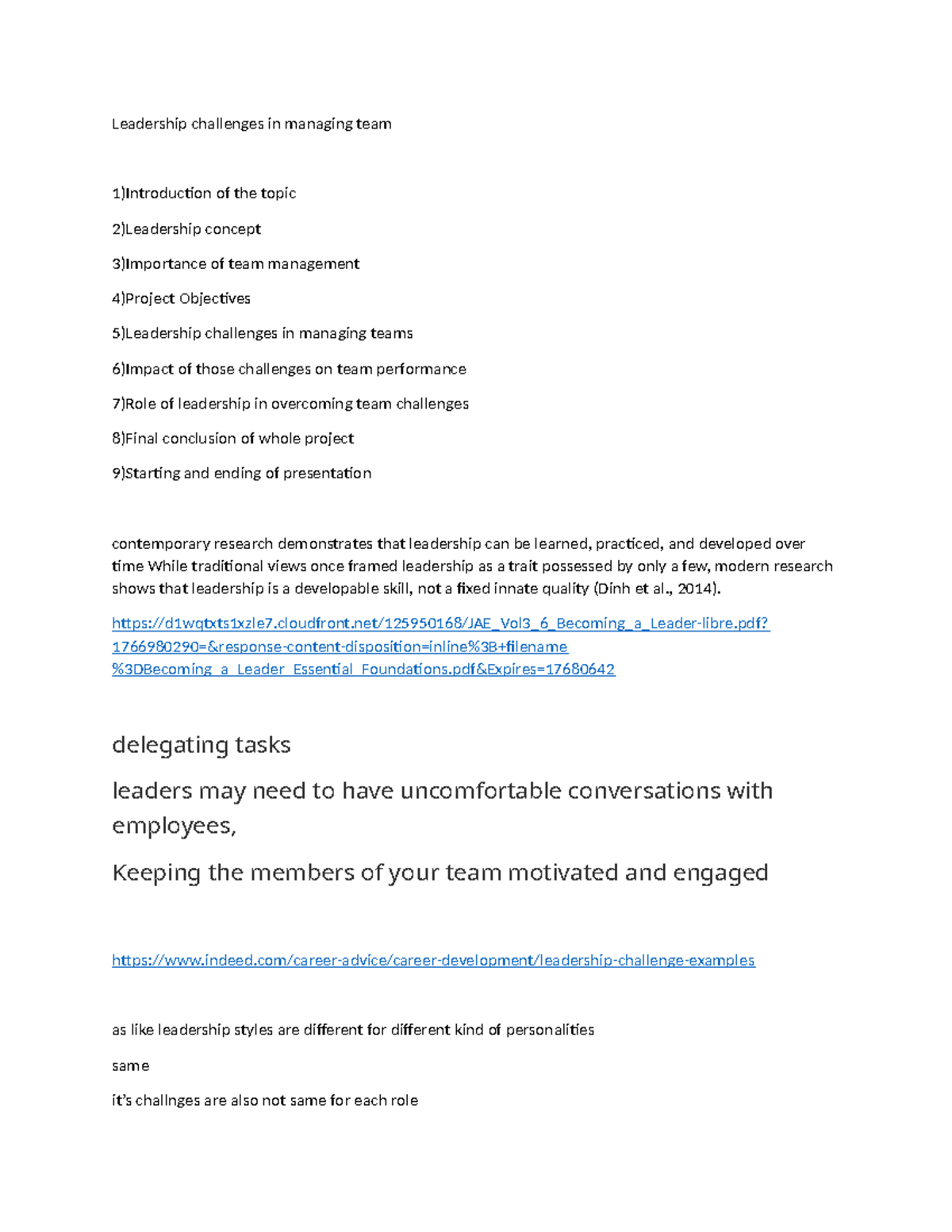 Leadership Challenges in Team Management: Insights and Strategies - Studocu