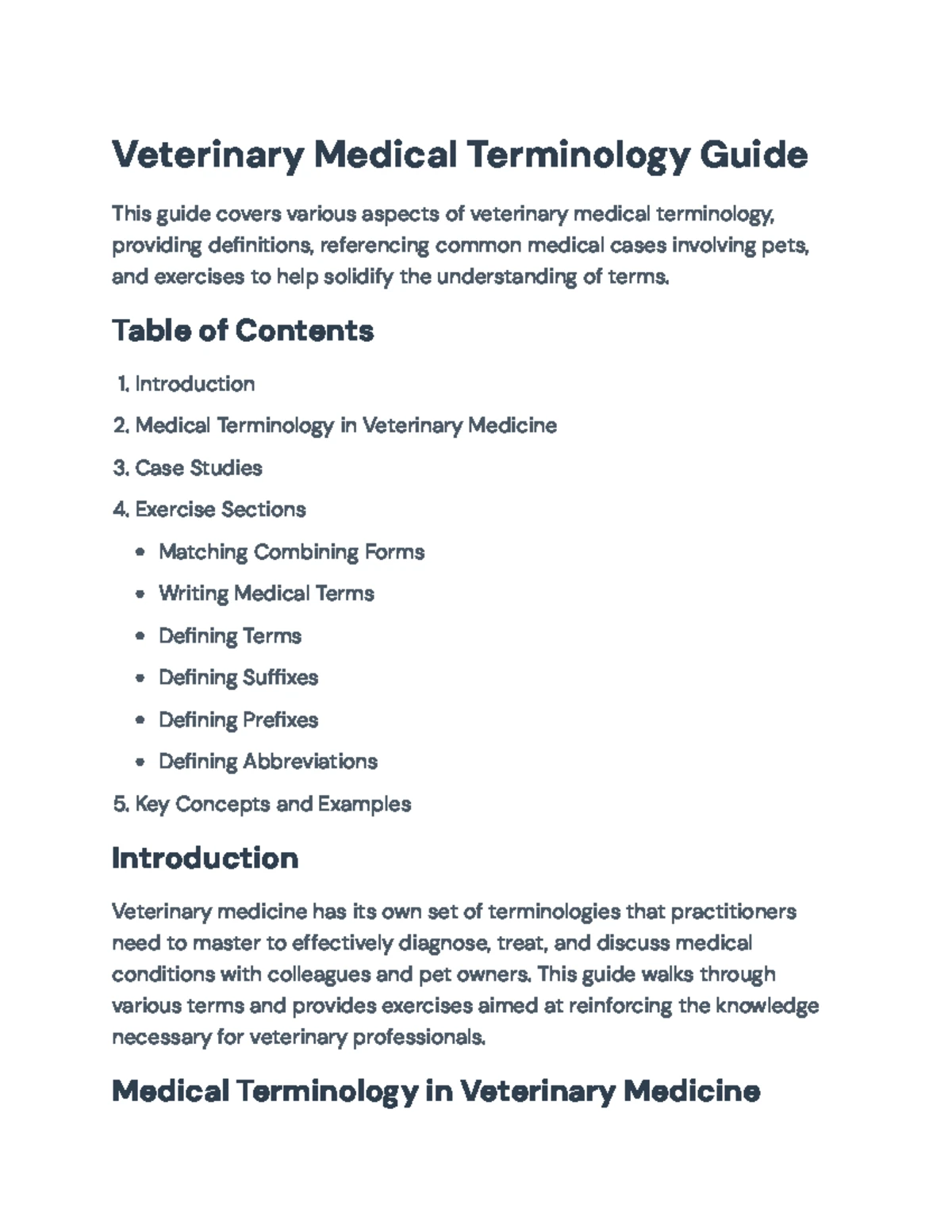 1 - Chapter 1 Homework: Medical Terminology Practice and Exercises ...