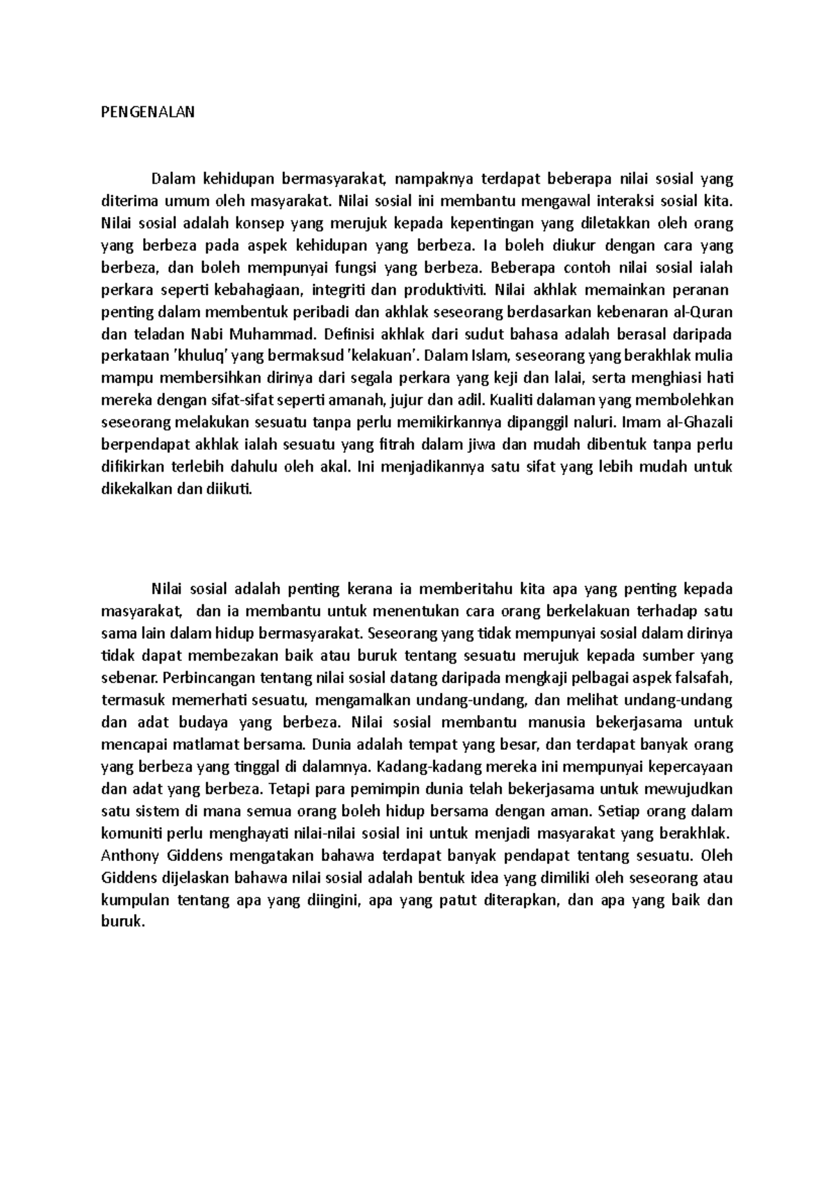 Pengenalan CTU - 22020 - PENGENALAN Dalam kehidupan bermasyarakat ...