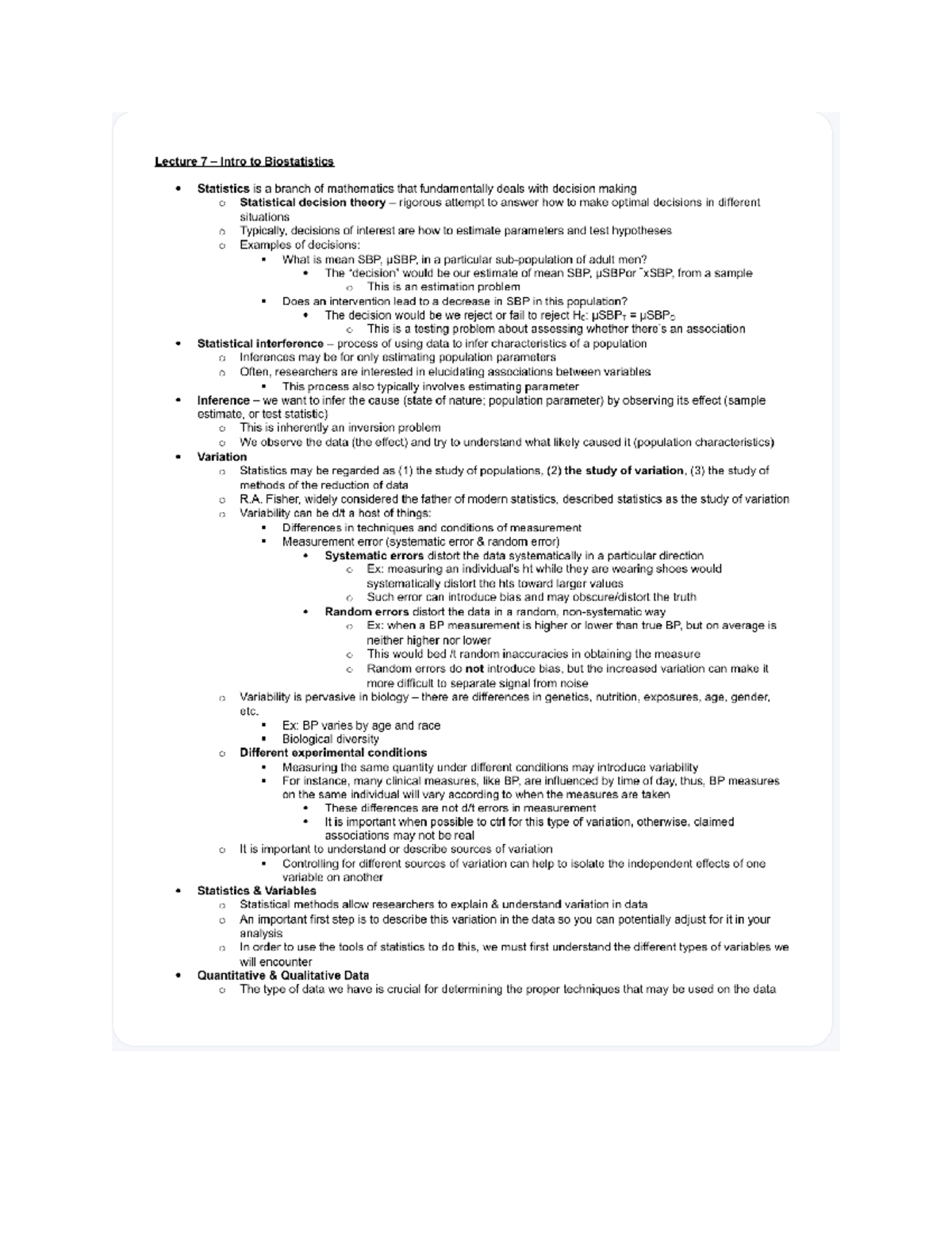 Epidemiology Final Exam Study Guide and Key Concepts - Studocu