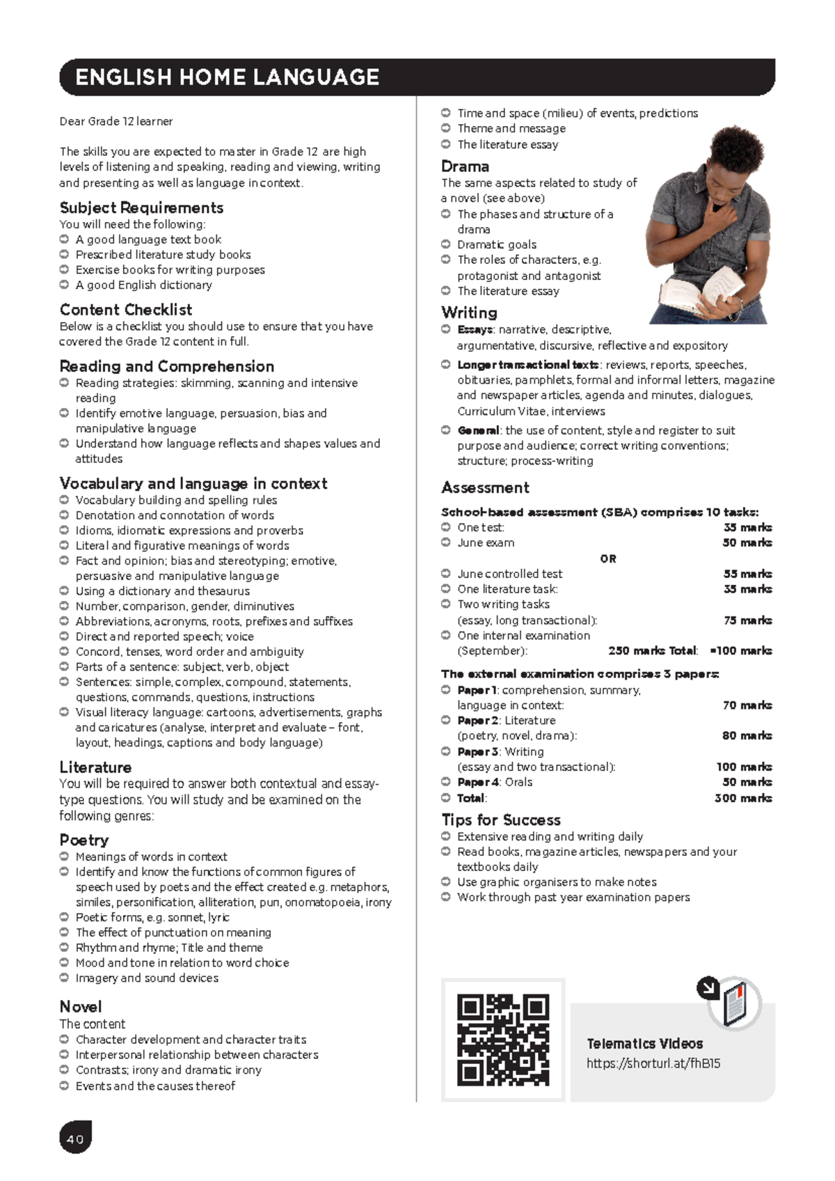 Grade 12 English HL Essay Writing Guide and Content Summary - Studocu