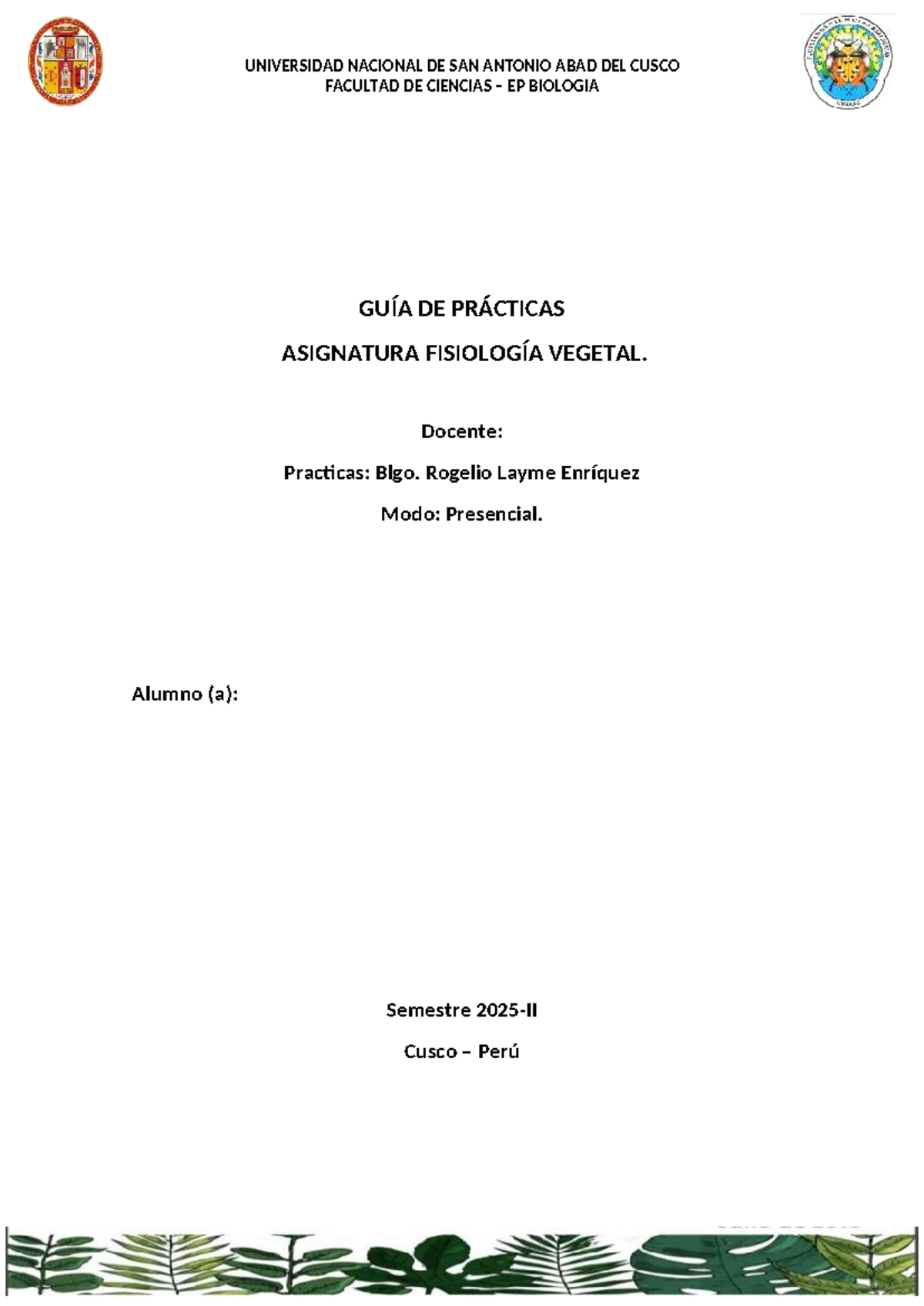Guía de Prácticas: Viabilidad de Semillas con Tetrazolio - Fisiología ...