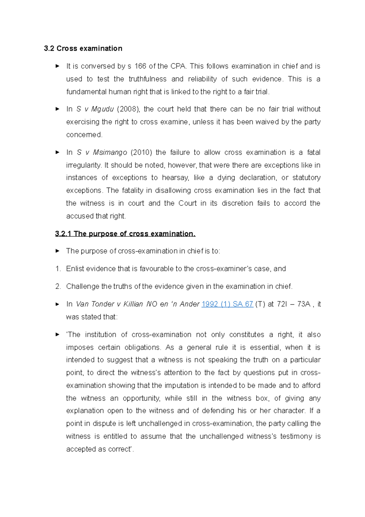 CPA 3.2 Understanding Cross Examination: Key Principles & Guidelines ...