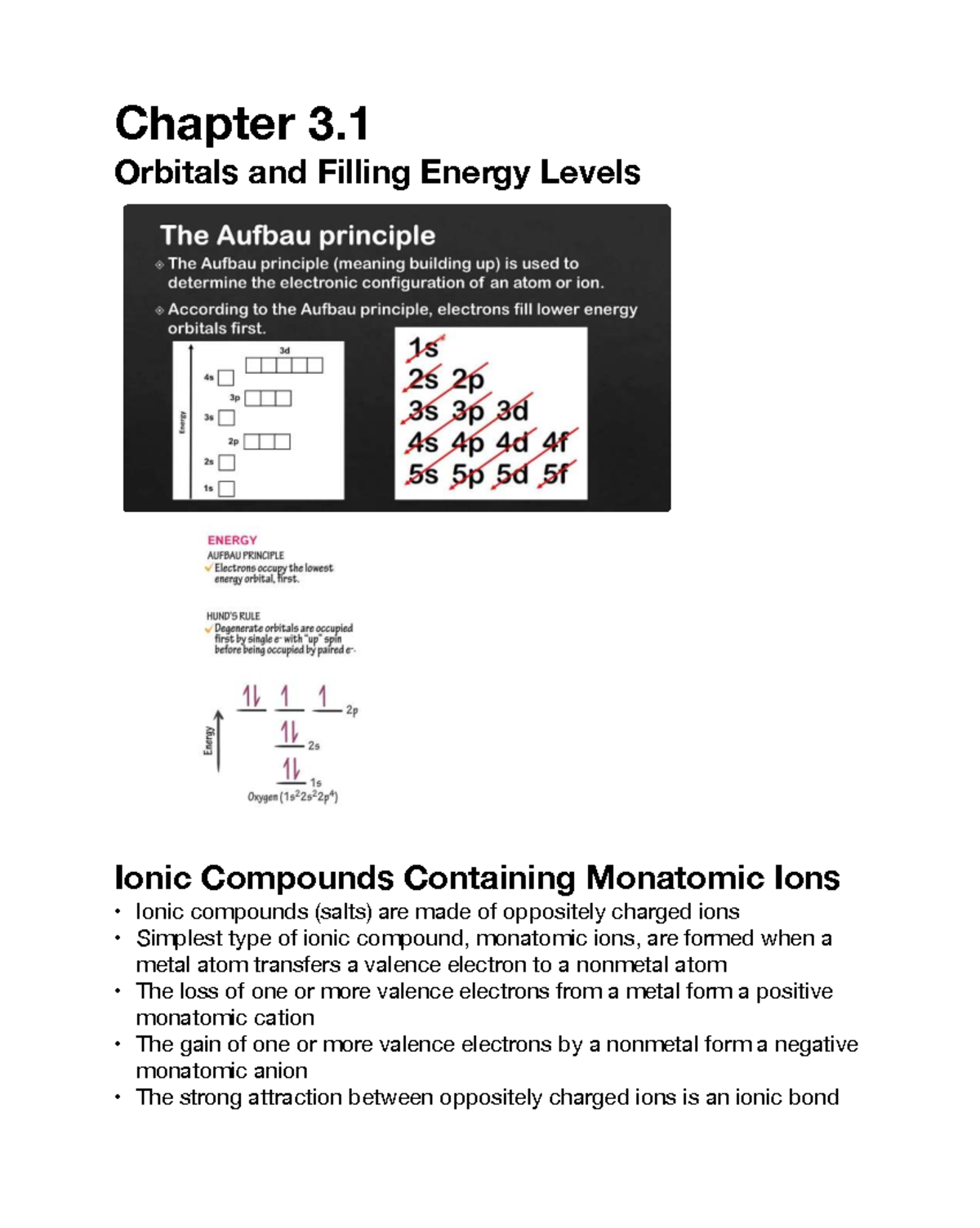 Chapter 3: Understanding Ionic Compounds & Their Formulas - Studocu
