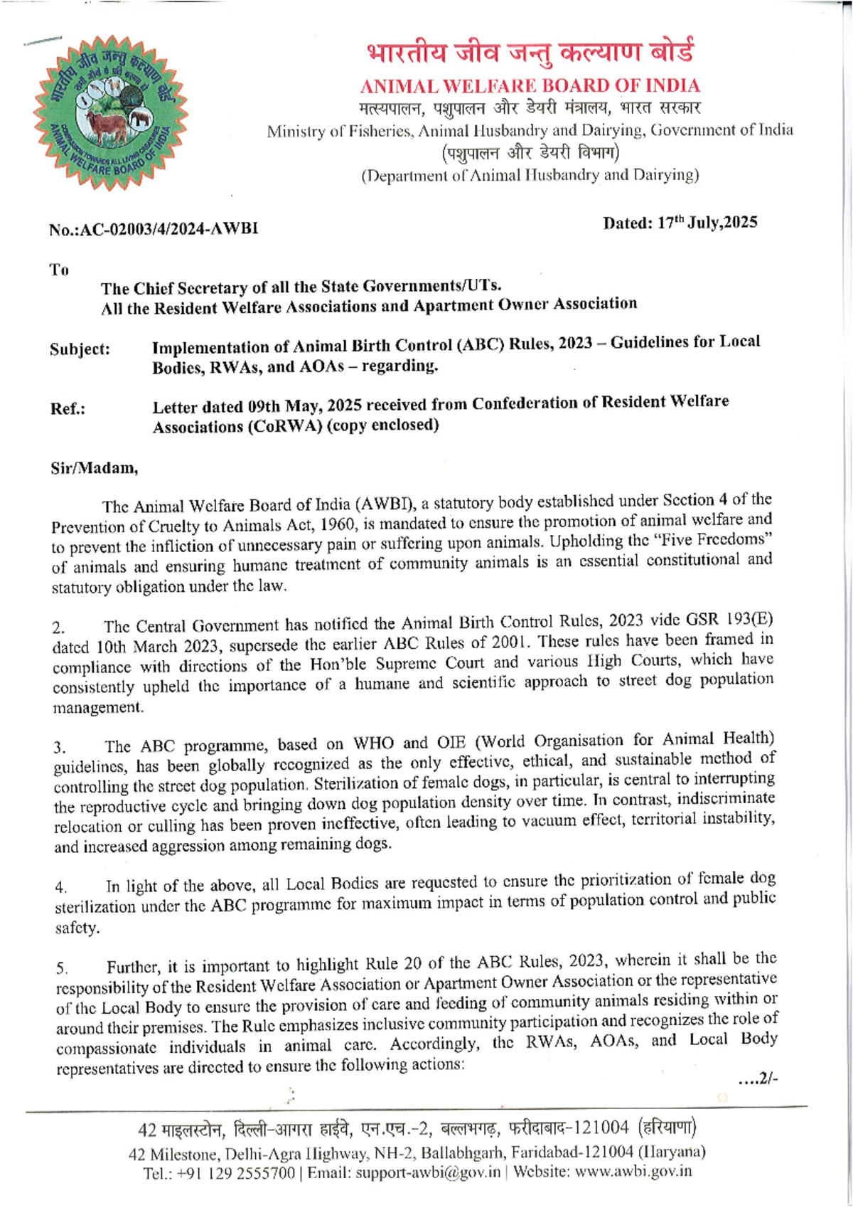 Implementation of ABC Rules, 2023: Guidelines for Local Bodies - Studocu