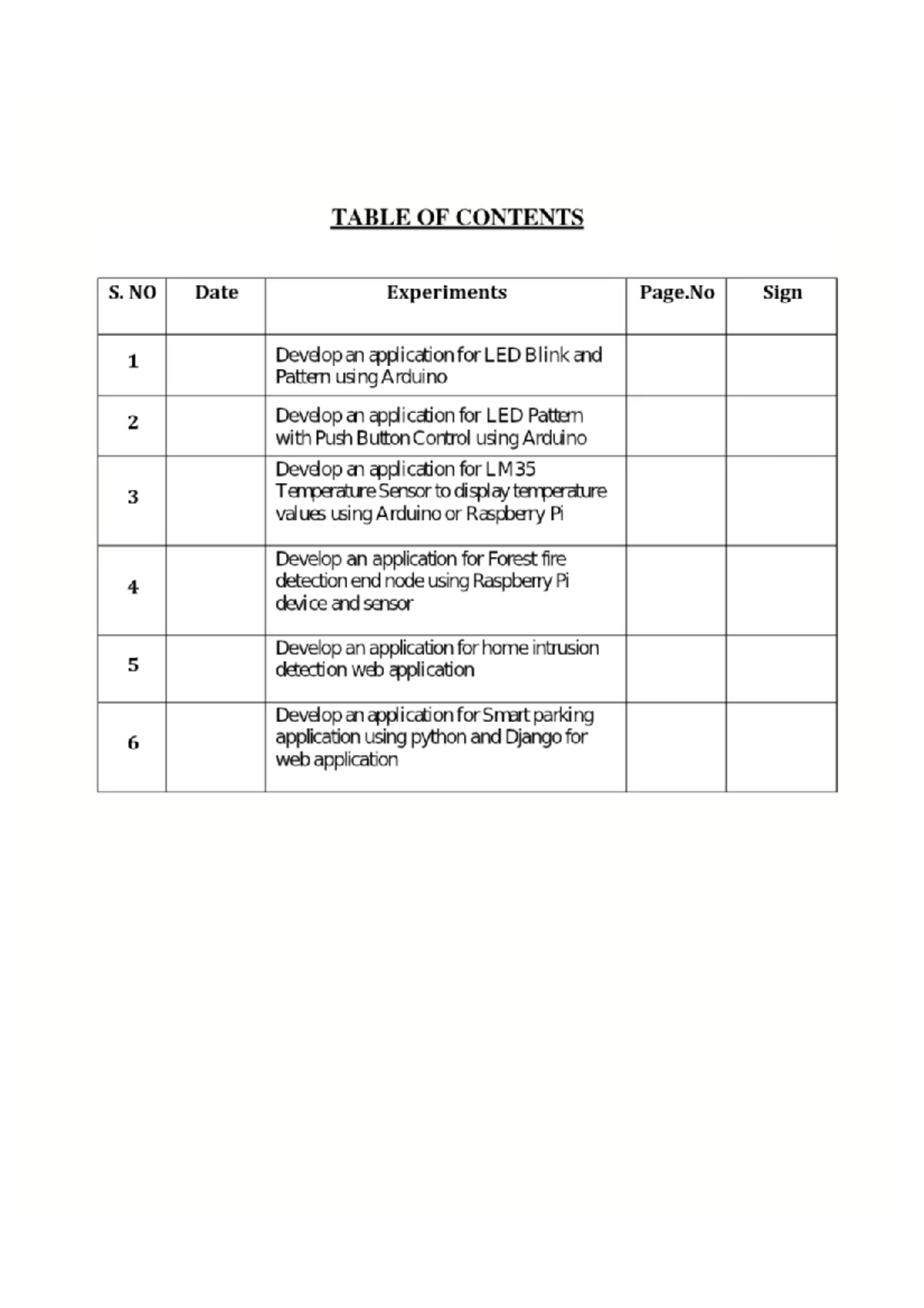 IoT Lab Manual: Arduino & Raspberry Pi Applications for Experiments - Studocu