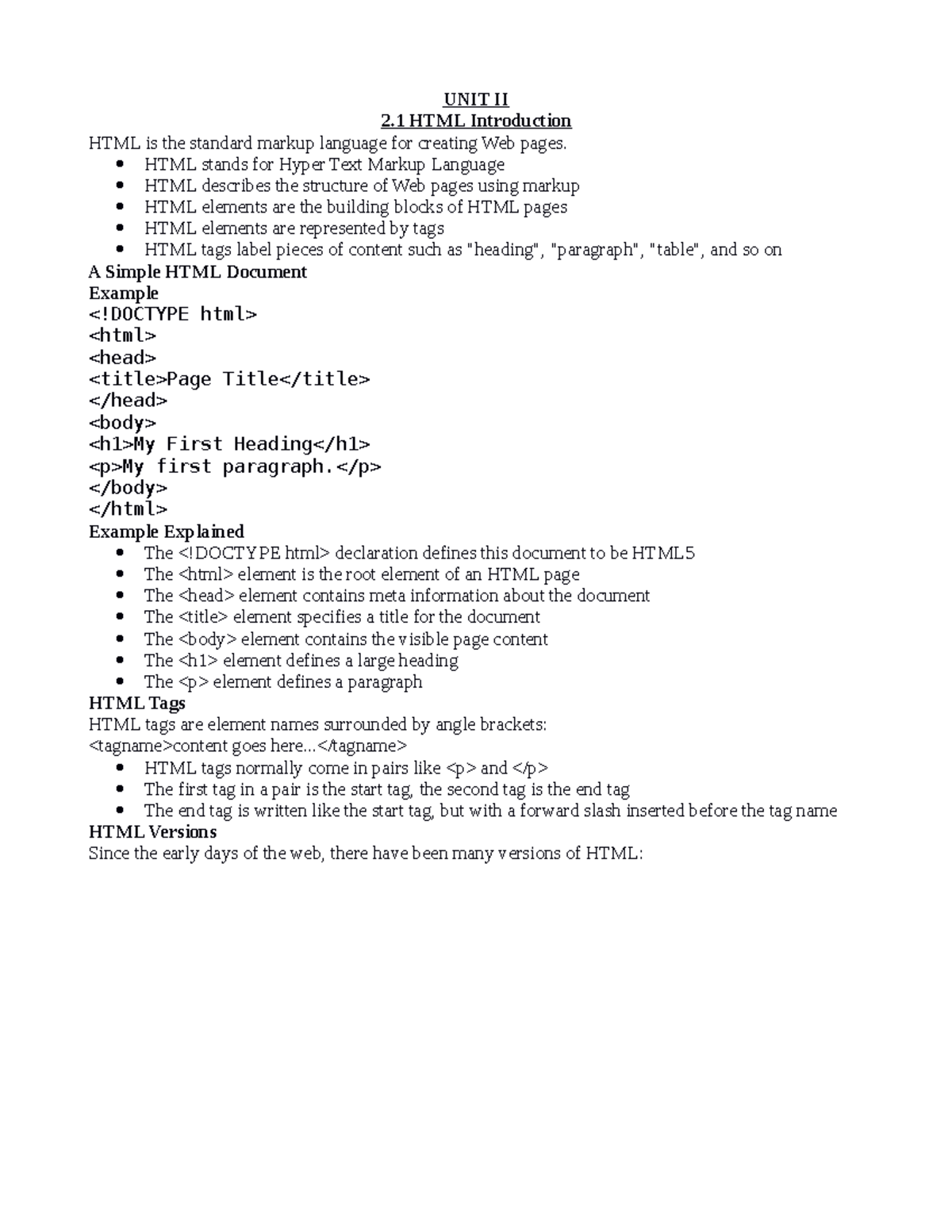 Chapter 2 - Introduction to web programming with HTML and CSS - Web ...