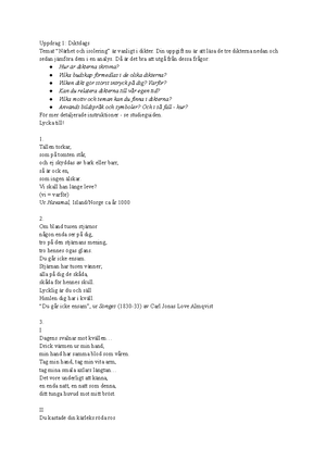 [Solved] Vad handlar boken stolthet och frdom av Jane Austen om - Svenska 1 (SVESVE01) - Studocu