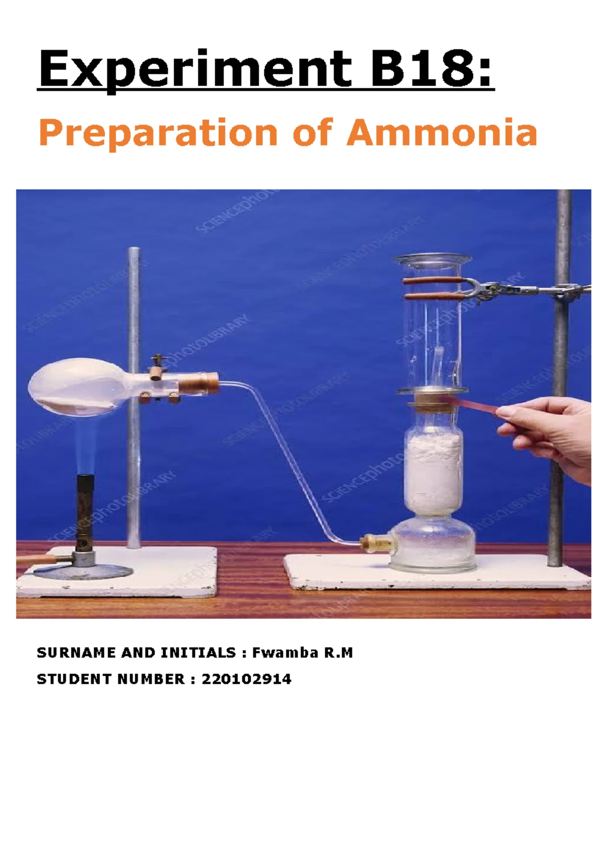 Preparation-of-esters 1 - GRADE 12 PRESCRIBED EXPERIMENT 1: PREPARATION ...
