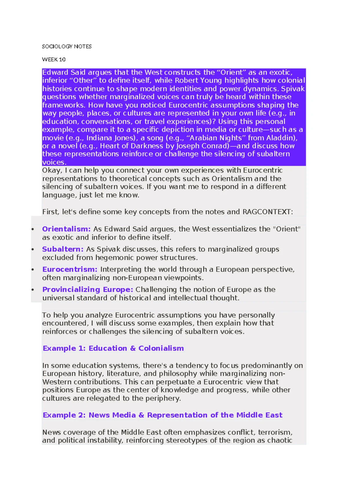 Sociology 114: Guide to Academic Writing Skills Development - Studocu