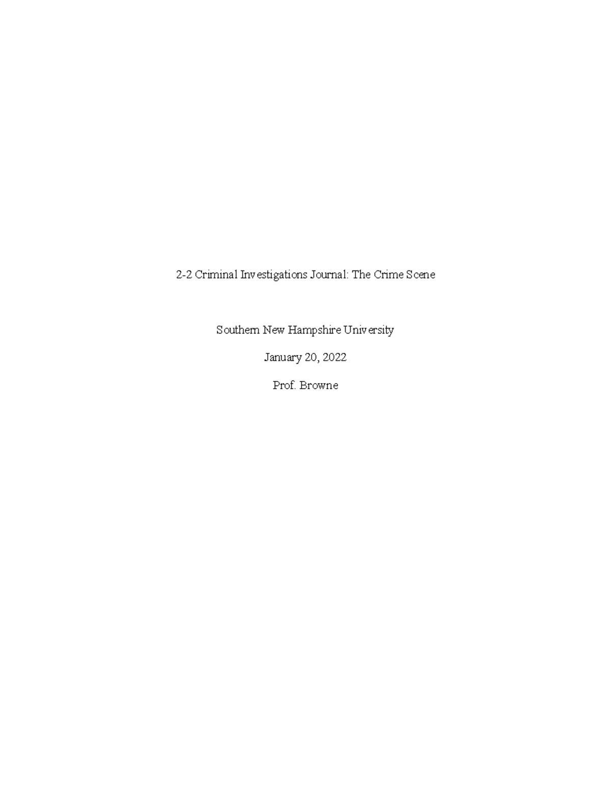 JUS 201-Module Two- Journal. JUS 201-Module Two- Journal.docx - 2-2 ...