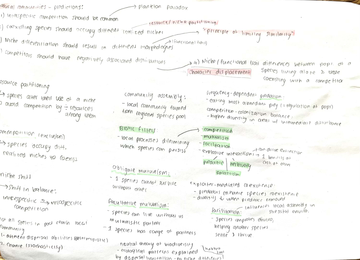 BDE 214: Understanding Community Dynamics in Plankton Ecosystems - Studocu