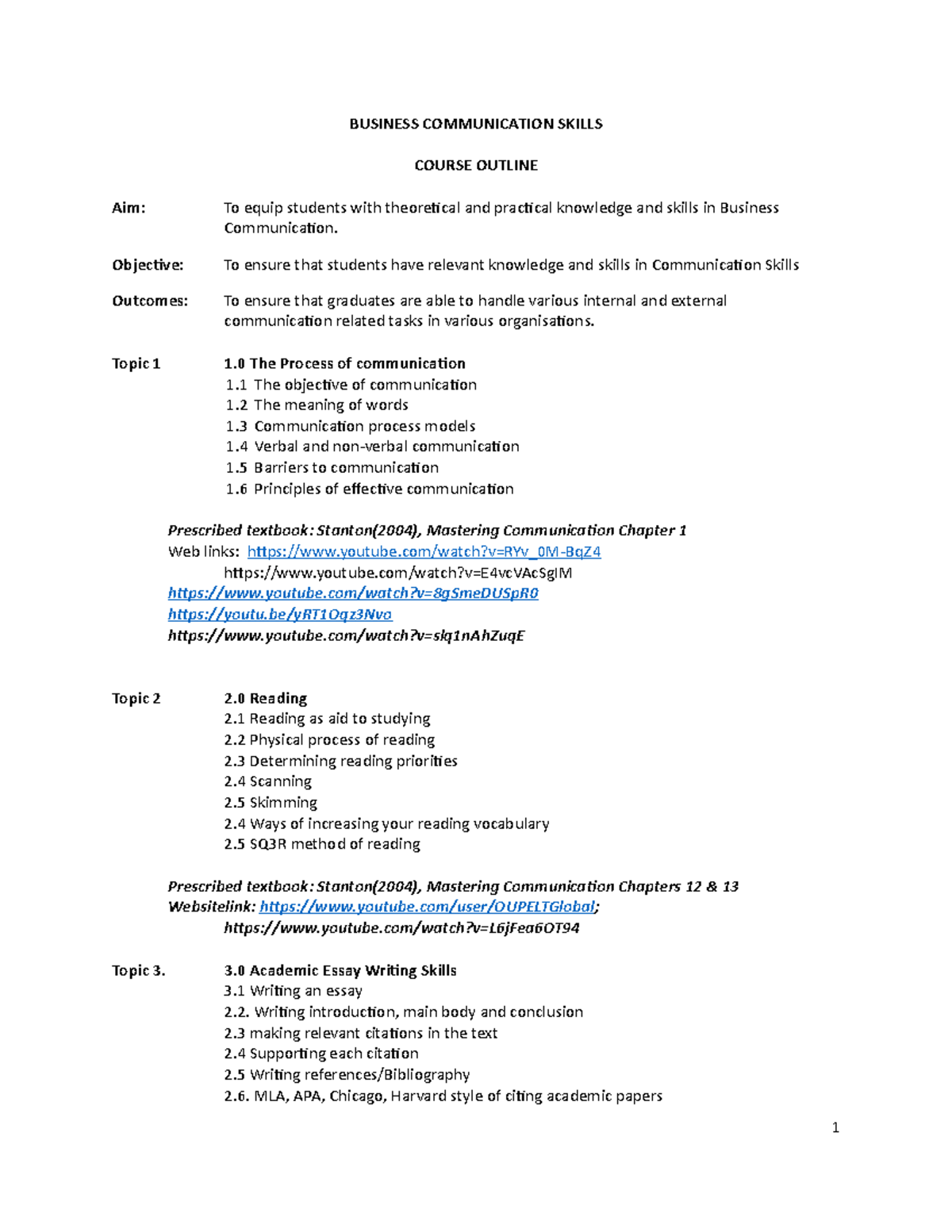 707. Business Communication Skills - BUSINESS COMMUNICATION SKILLS ...