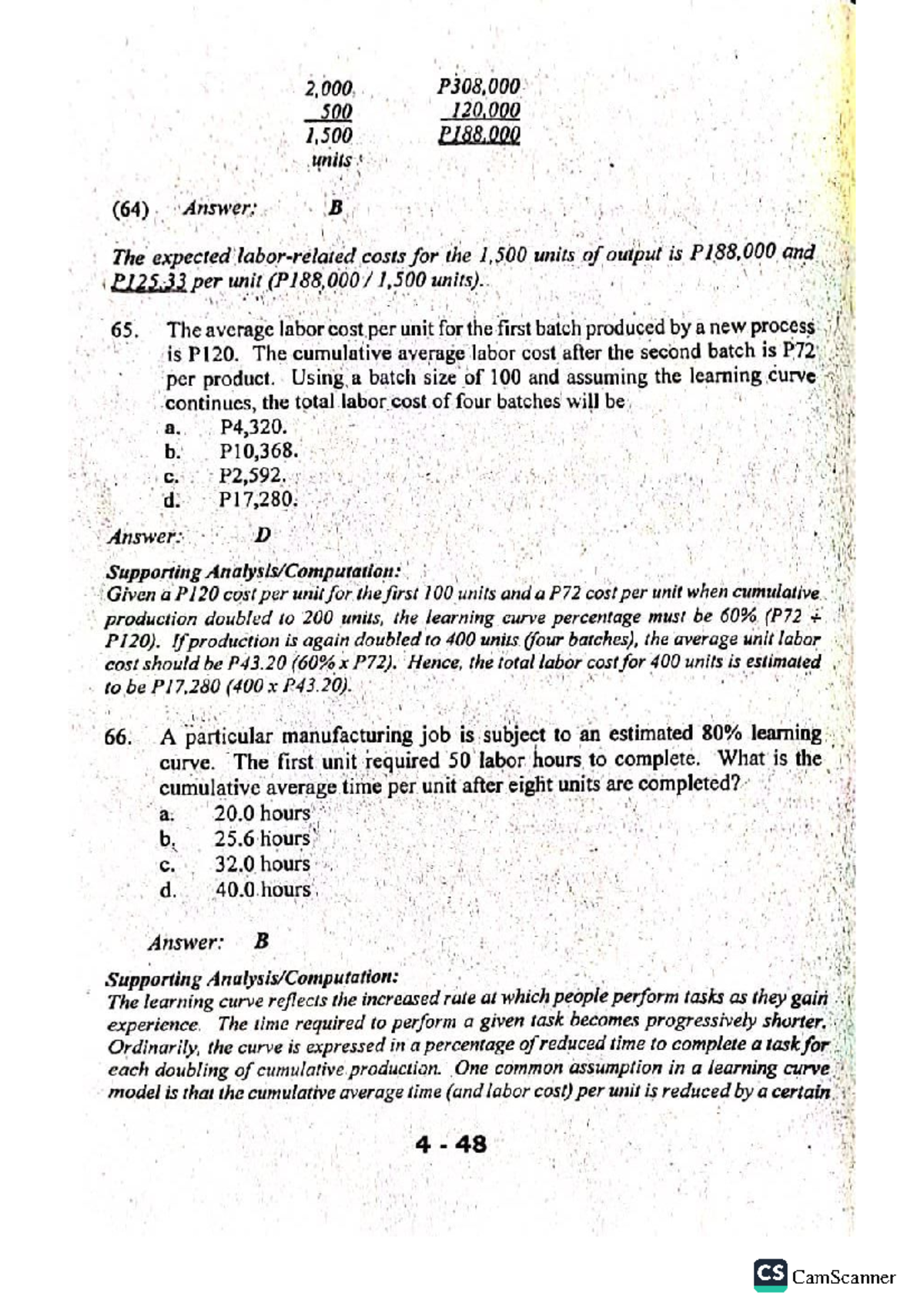 Mansci 4: Comprehensive Guide to Topics 48 & 81 - Studocu