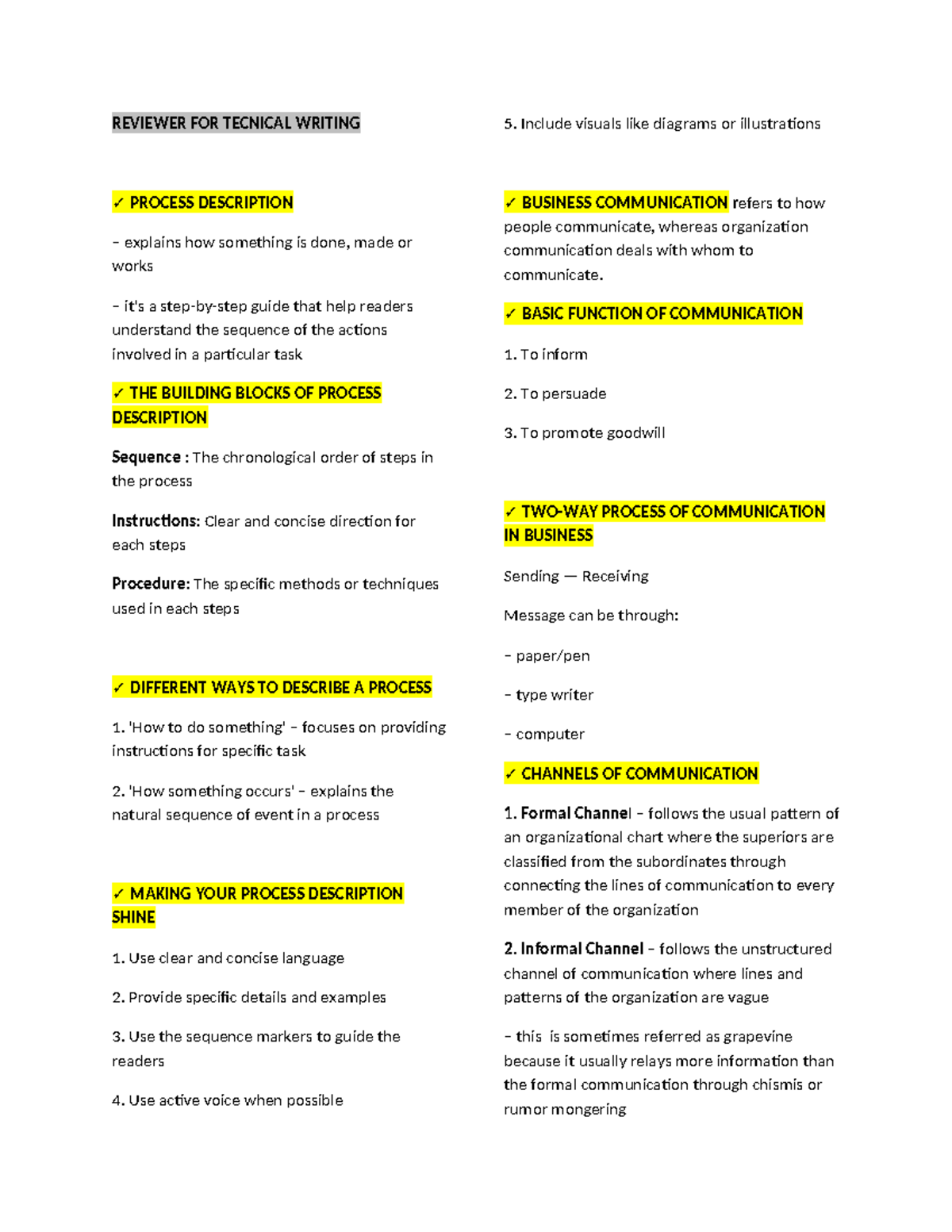 Technical-Writing-Reviewer - REVIEWER FOR TECNICAL WRITING PROCESS ...