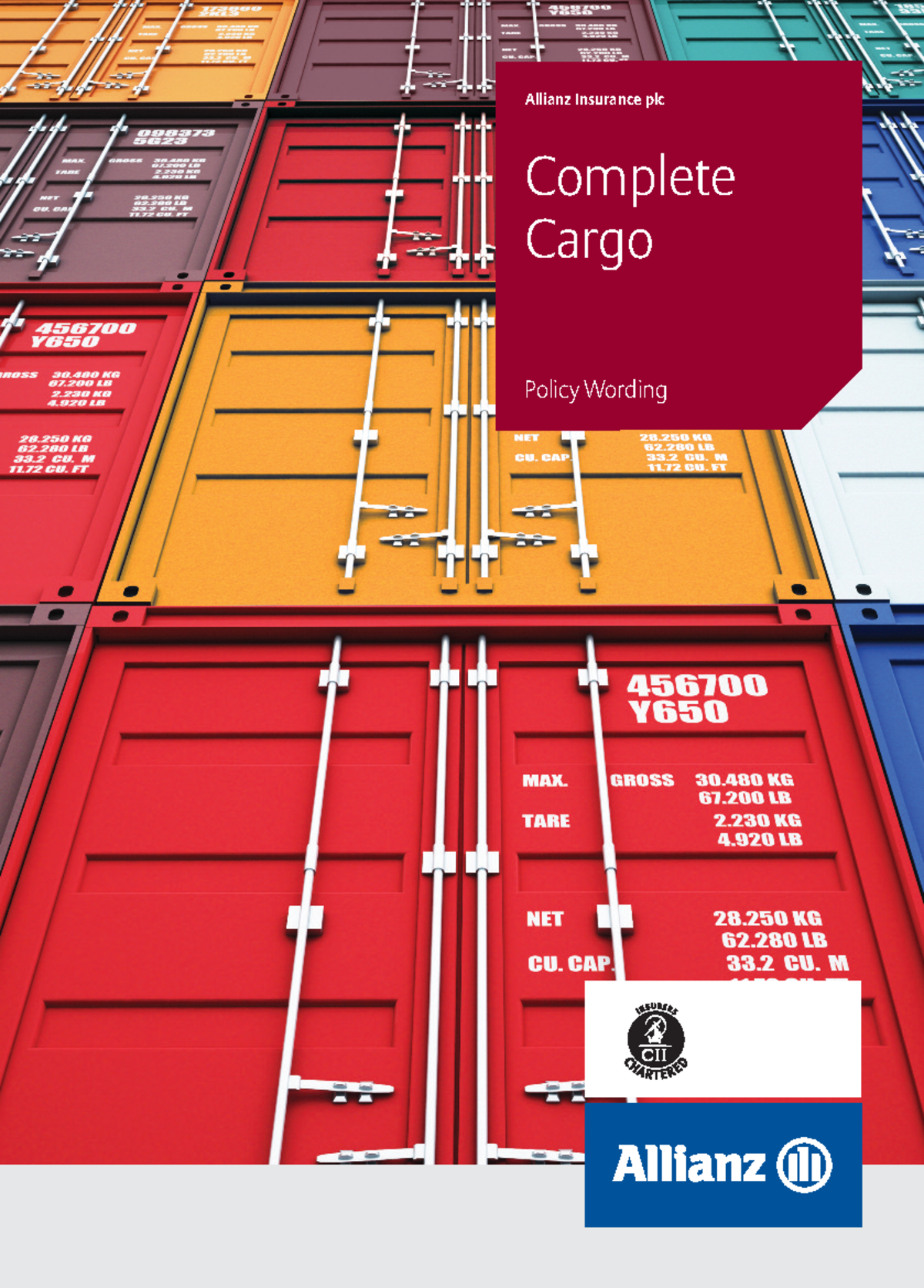 Allianz Cargo Policy Wording and Claims Process Guide - Studocu