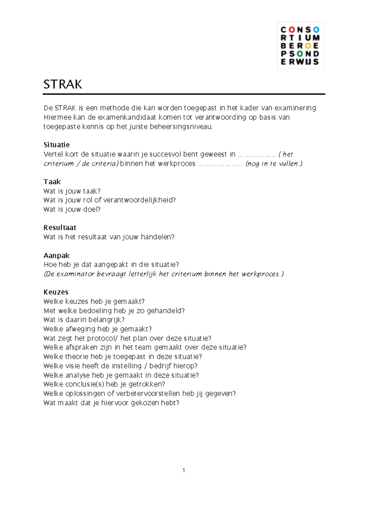 STRK Methode: Verantwoorden in Examinering en Situatieanalyse - Studeersnel