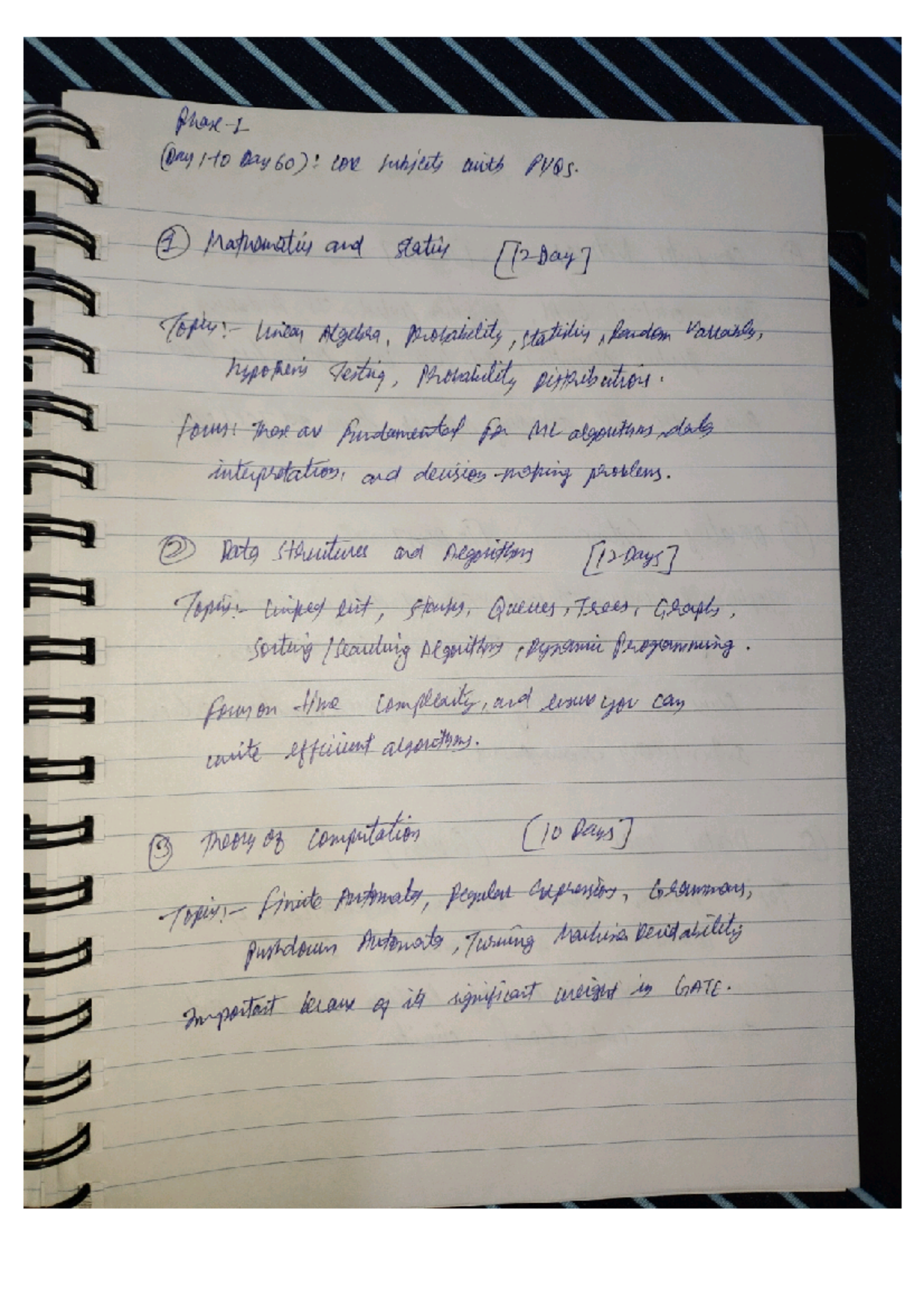 PDFGallery 20240918 161206 - (Day 1 to Day 60): core subjects with PYQS ...