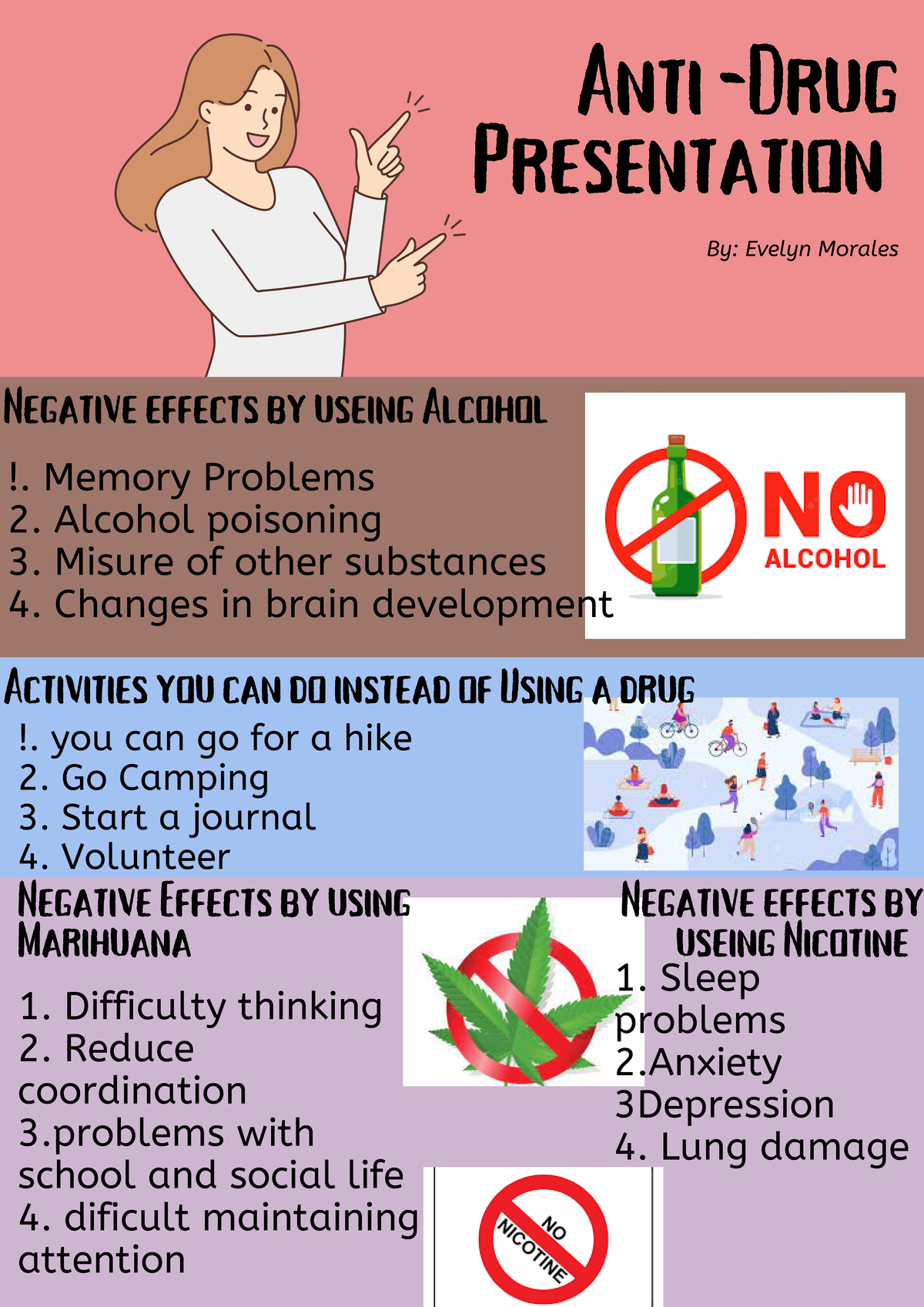 Colorful Illustration Tips Build Good Habits Infographic Poster - Anti ...