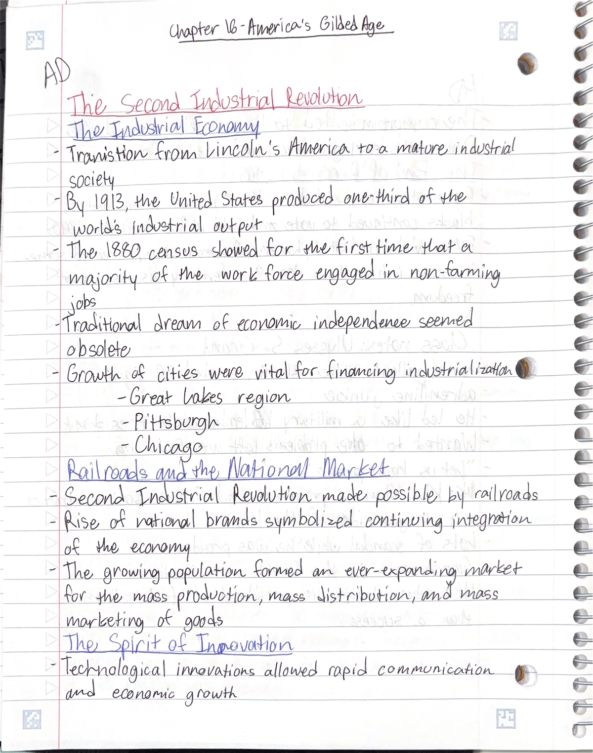 Ch 16 outline Give Me Liberty - chapter Gilded Age AD The Second ...