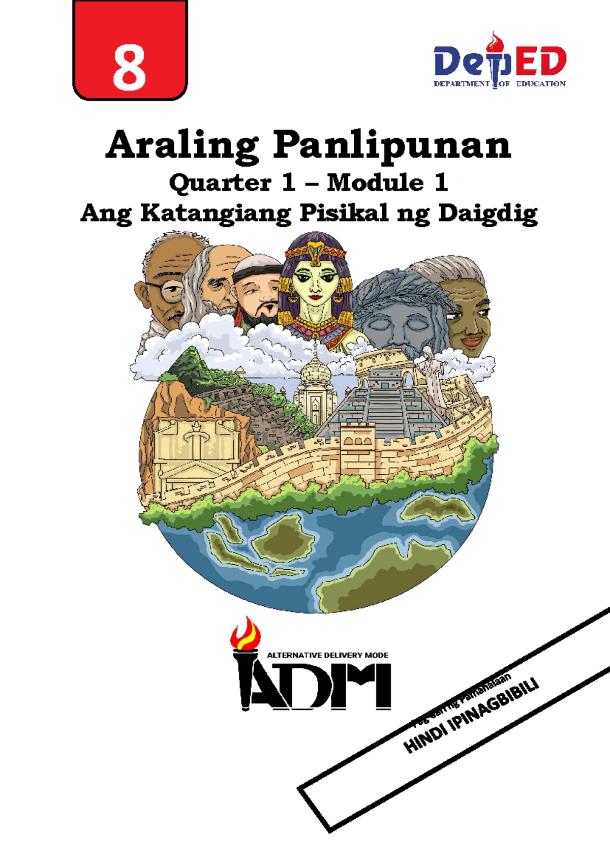 AP8 Q1 Mod1: Katangiang Pisikal ng Daigdig at mga Kontinente - Studocu