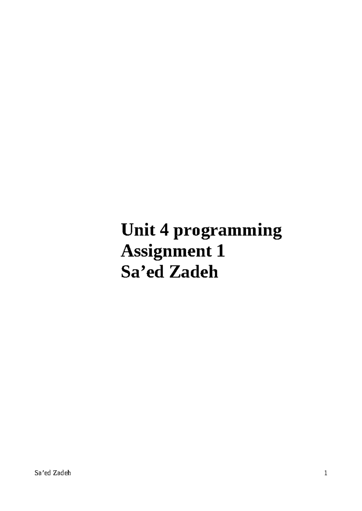 ITS-L3-U04 Programming Assignment 1: Computational Thinking & Software Design - Studocu