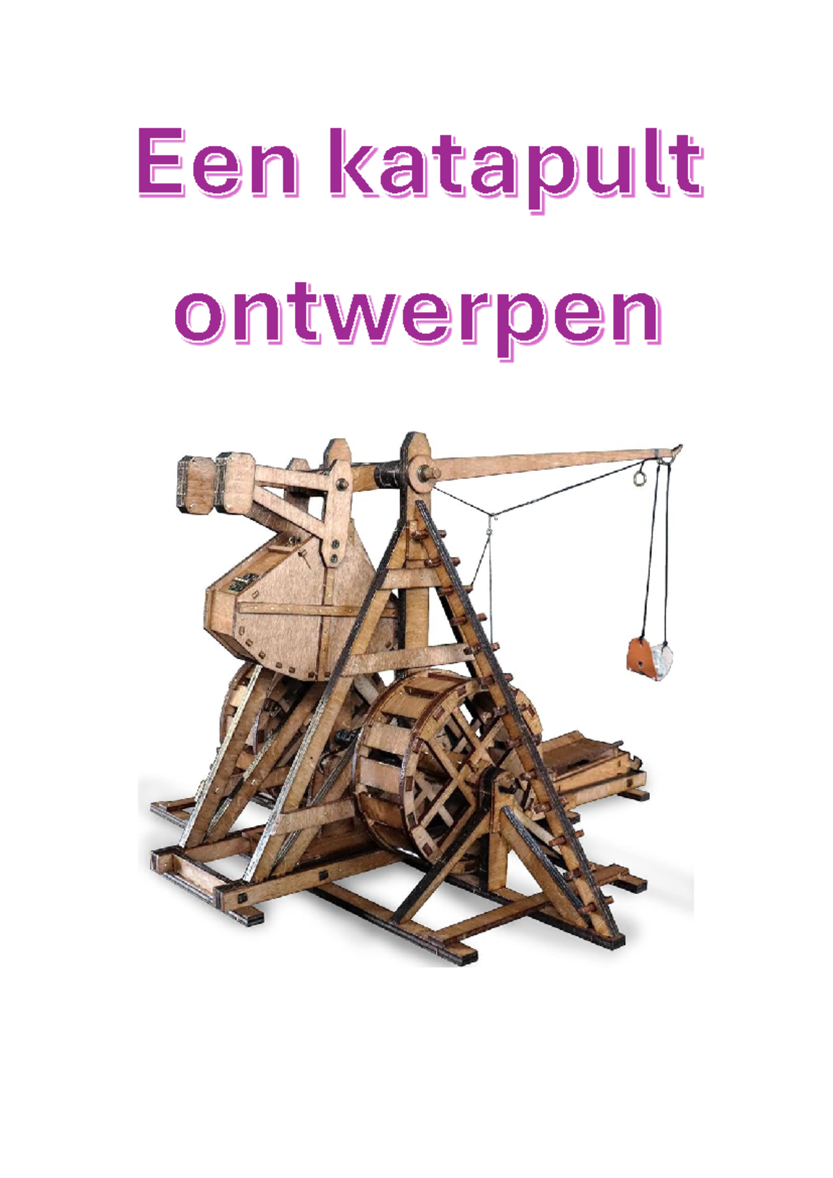 Katapult Ontwerp Onderzoeksopdracht: Maximale Reikwijdte Analyse ...
