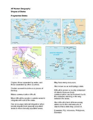 AP Human Geography Chapter 1 Thinking Geographically - Chapter One ...