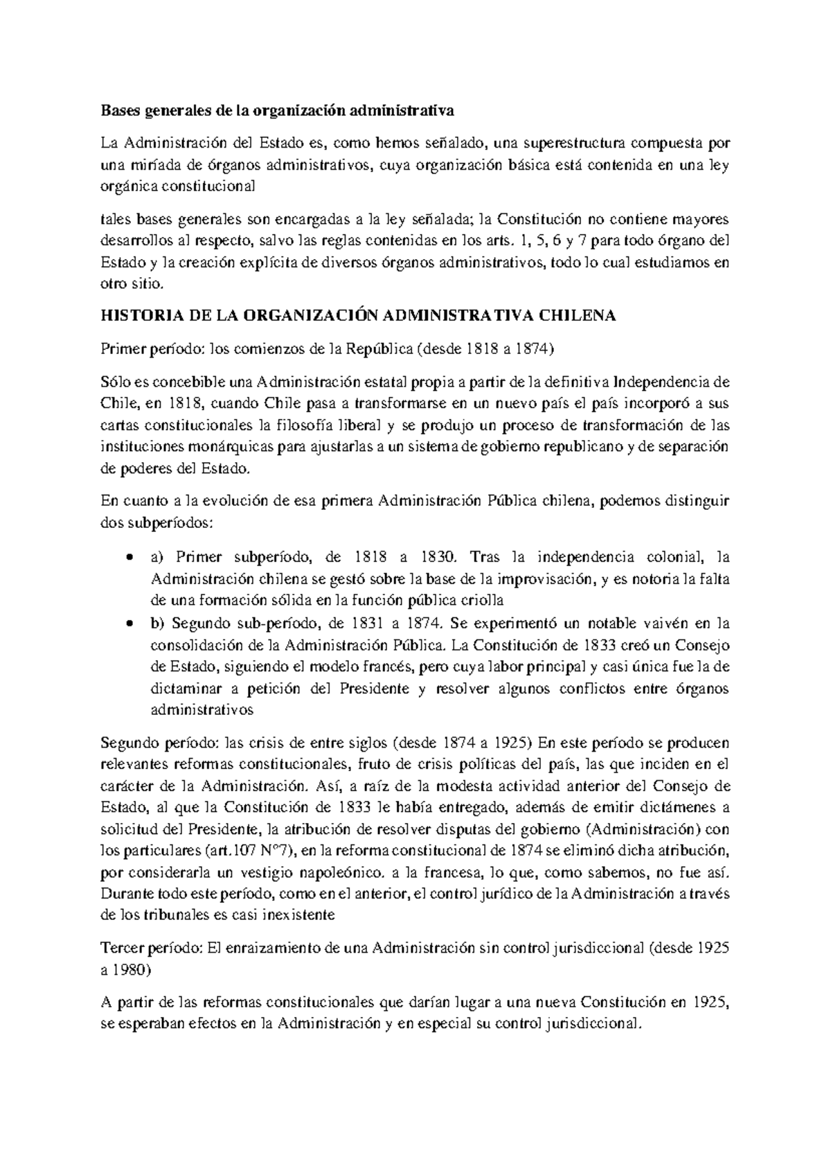 Adminitrativo apuntes - Bases generales de la organización ...