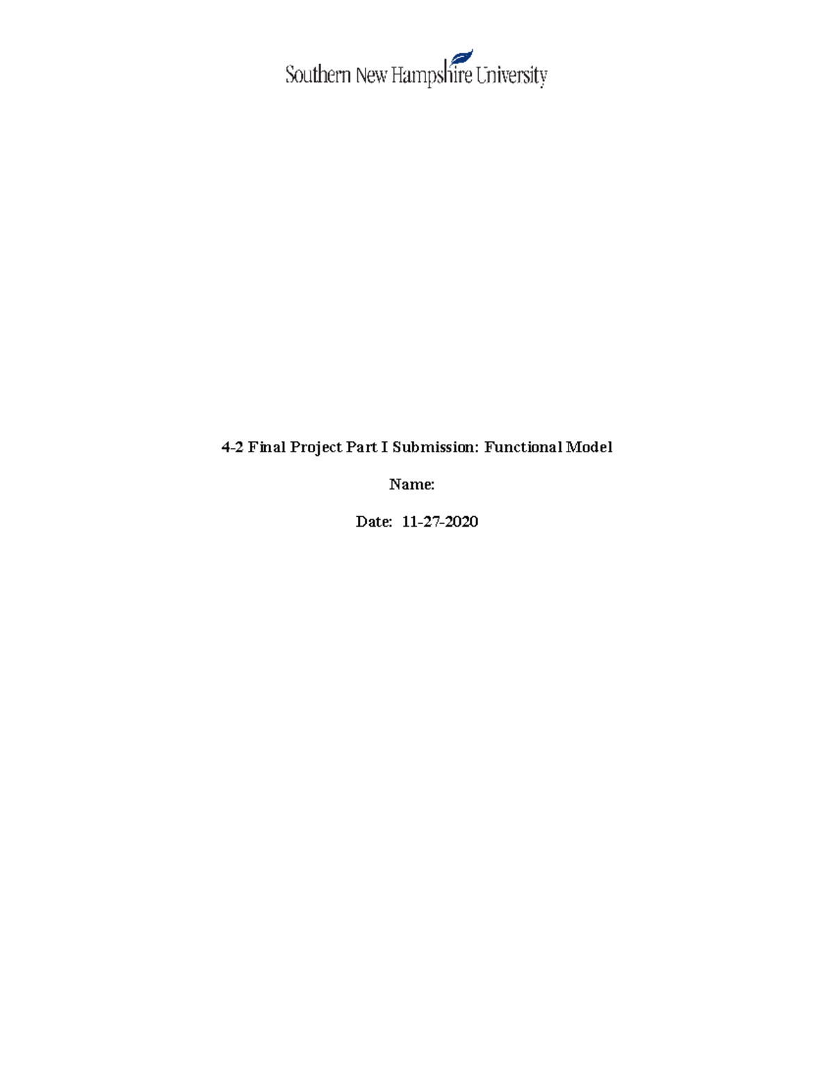 4 2 Final Project Part I Submission Functional Model - Some information may be too large or too ...