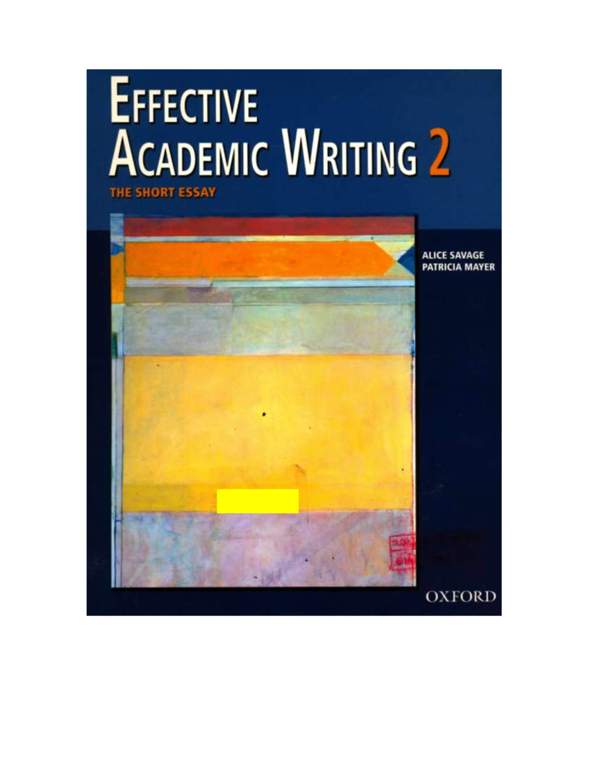 Effective Academic Writing 2 Course Book Overview and Insights - Studocu