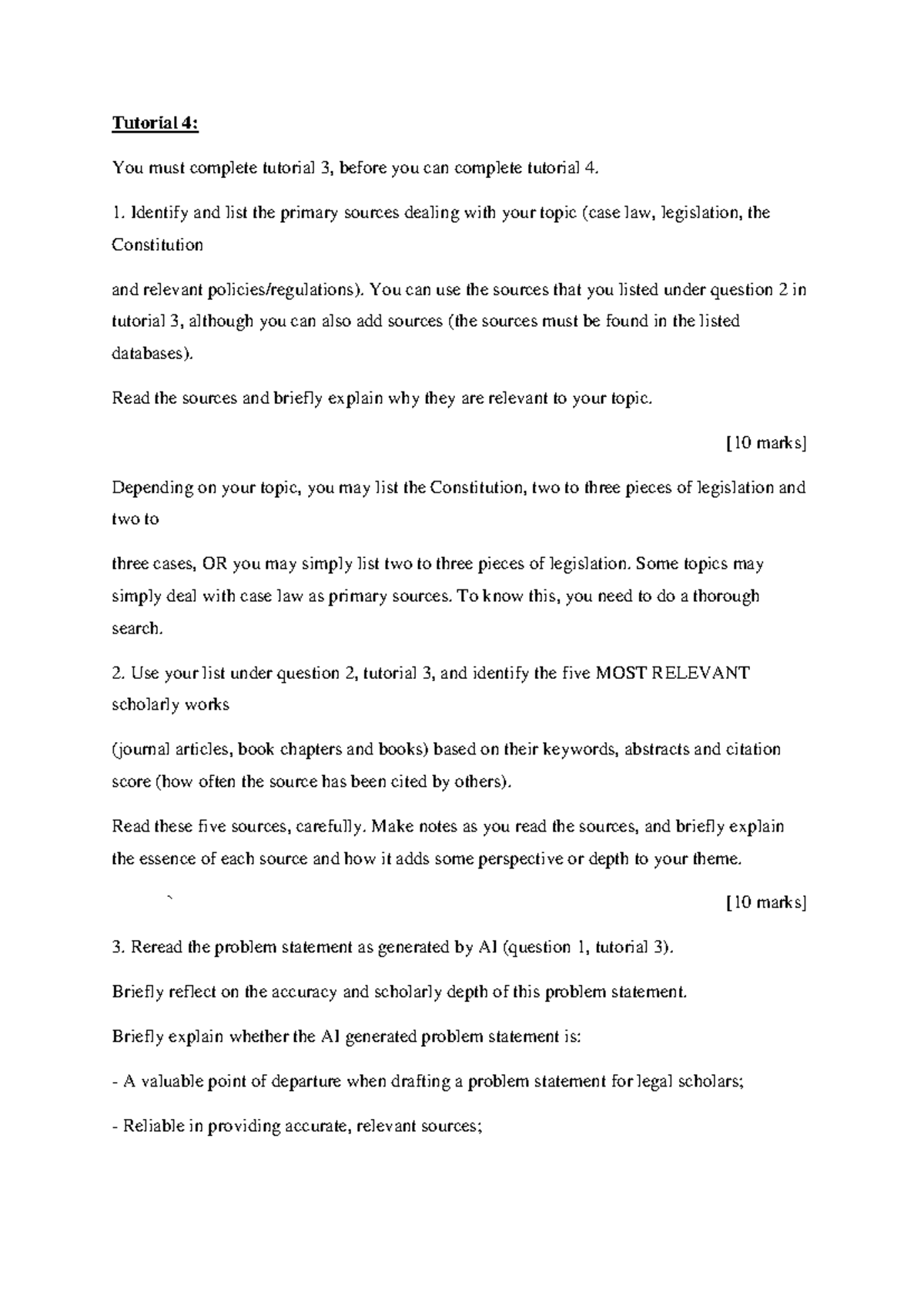 TUT 4: Identifying Primary Sources and Scholarly Works for Legal Topics ...