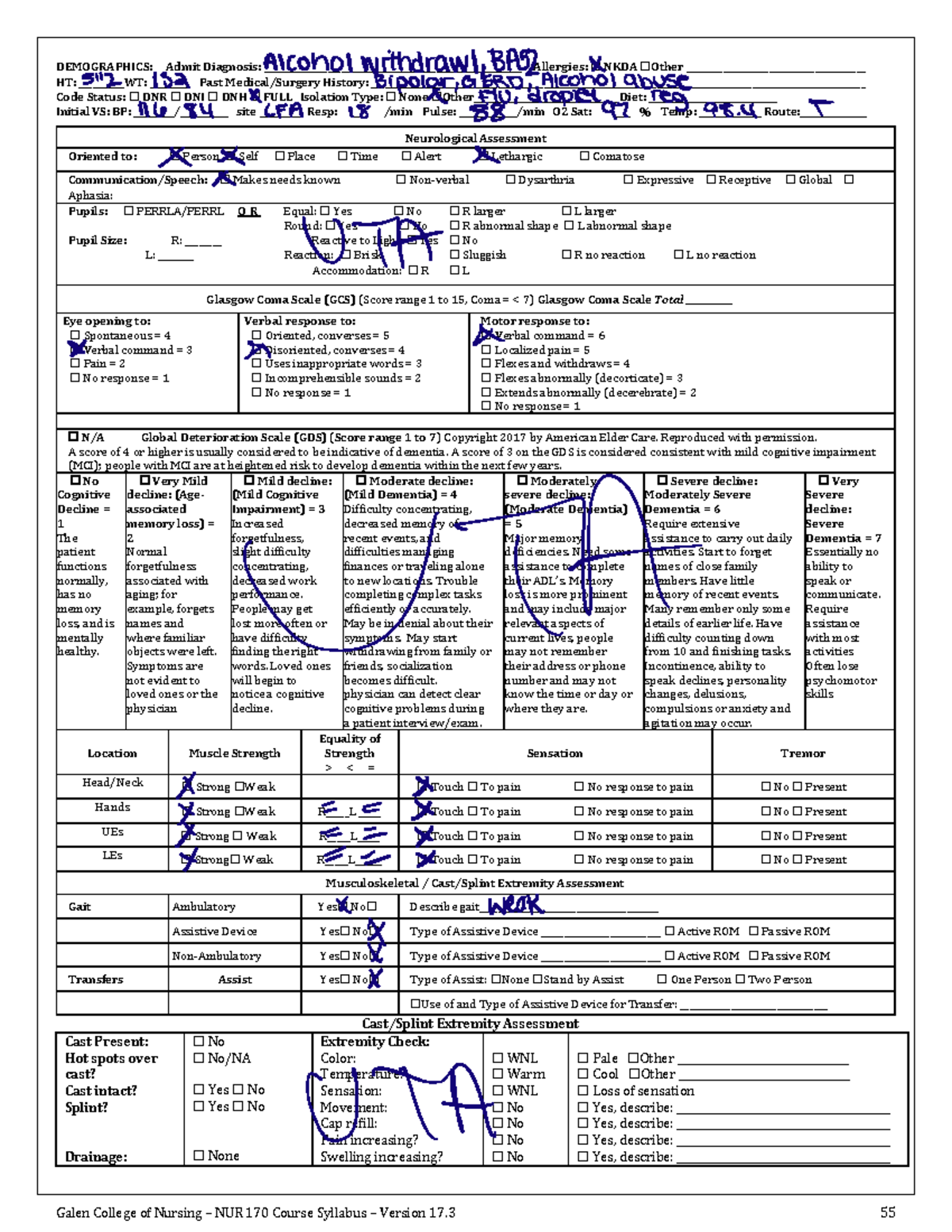 Clinical Packet for Patient Assessment & Care Plan - UTA - Studocu