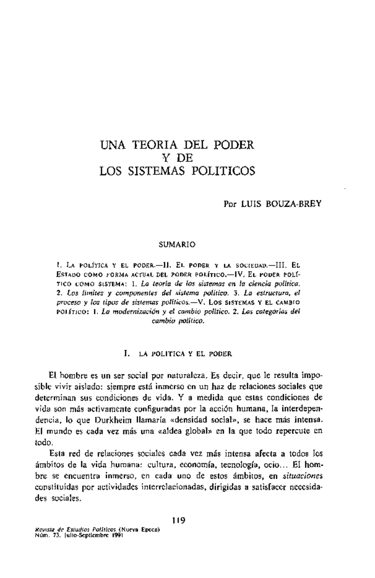 Una Teoría del Poder y Sistemas Políticos - Estudio Completo 27112 ...
