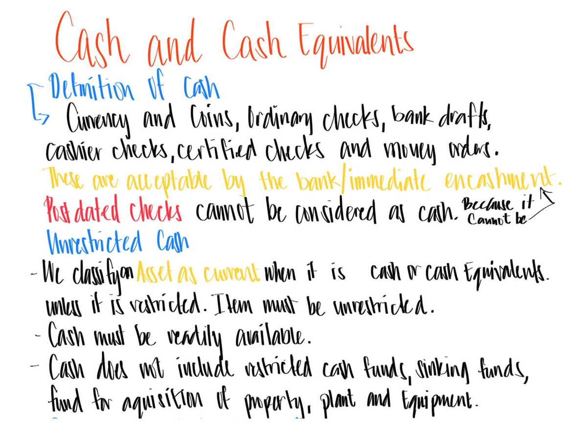 Cash and Cash Equivalents: Definition and Classification of Assets ...