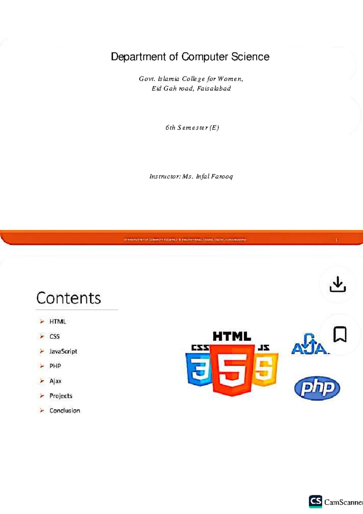 WEB All modules slides - handouts. - Analysis of Algorithm - Studocu