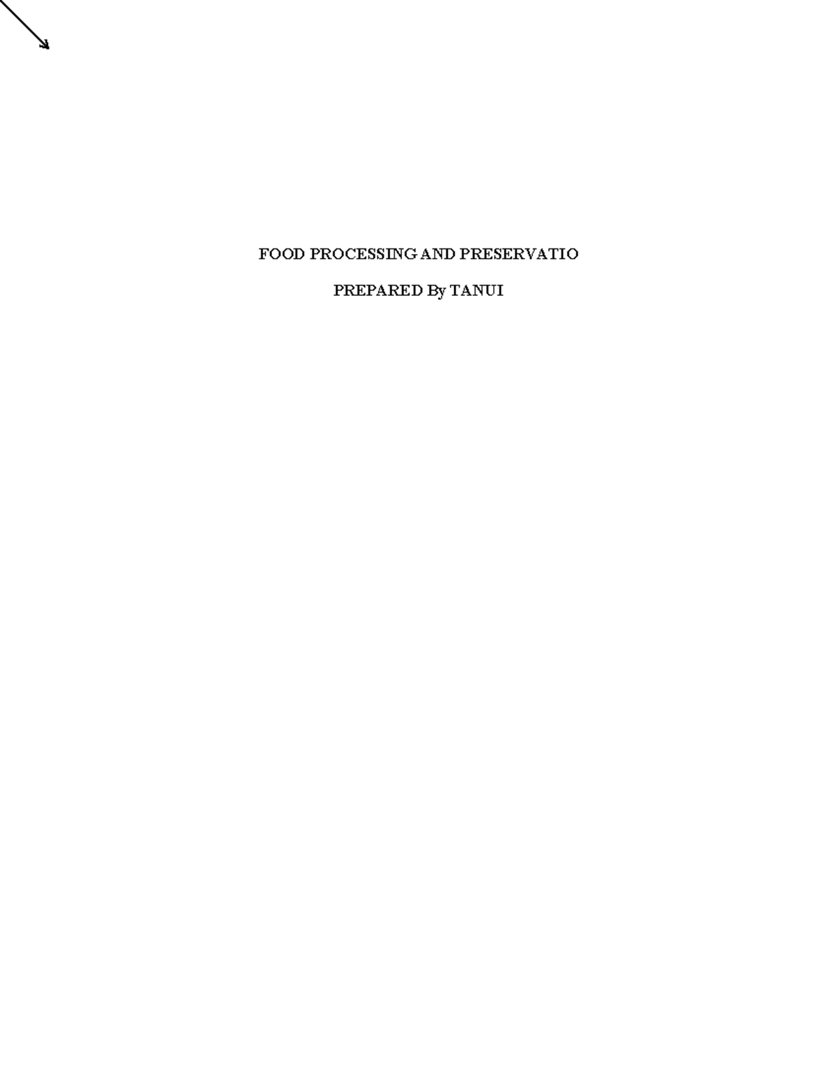 FPP 1: Food Processing and Preservation - An Introduction to Techniques ...