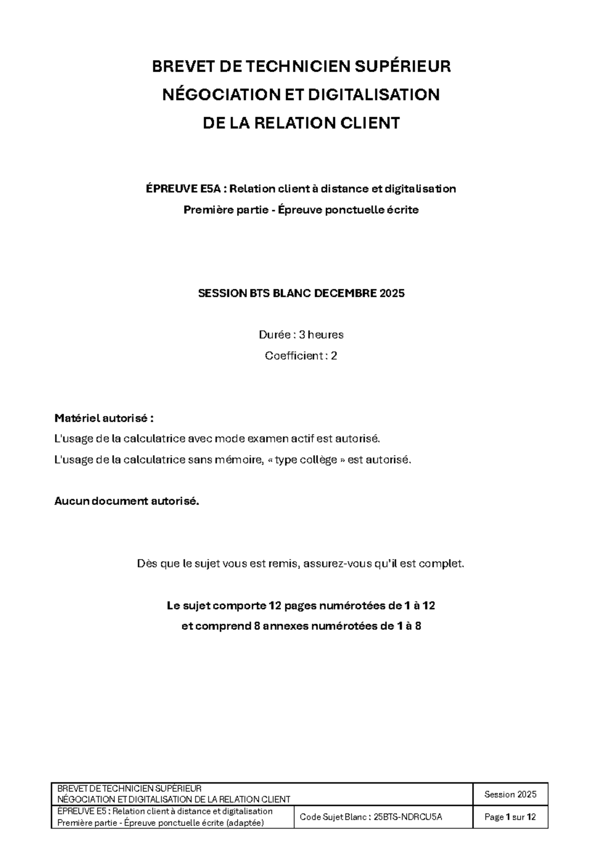BTS NDRC E5A - Étude de Cas : Stratégies Digitales pour Autour des ...