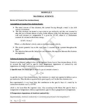 Engineering Physics Unit-1 - MODULE 1 OSCILLATIONS AND SHOCK WAVES Oscillations and vibrations ...