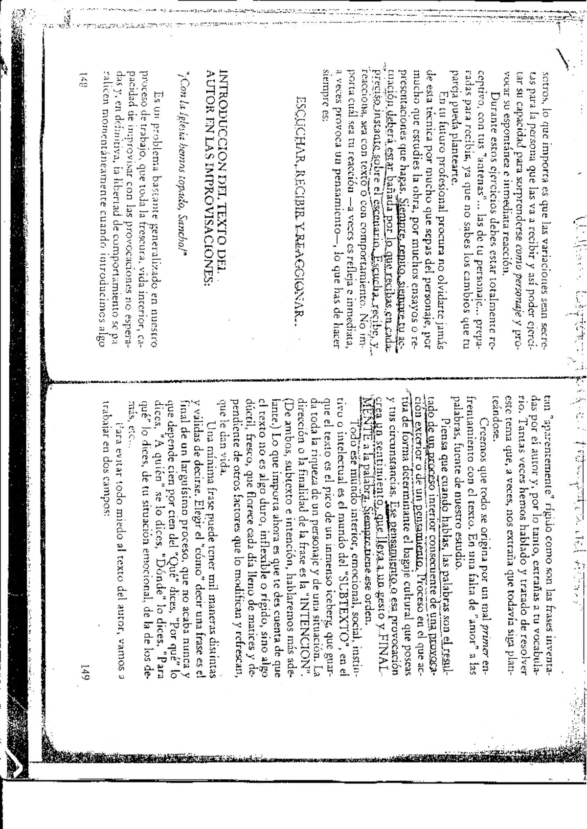 William Layton - Trampolín del Actor: Escucha, Recibe y Reacciona en ...