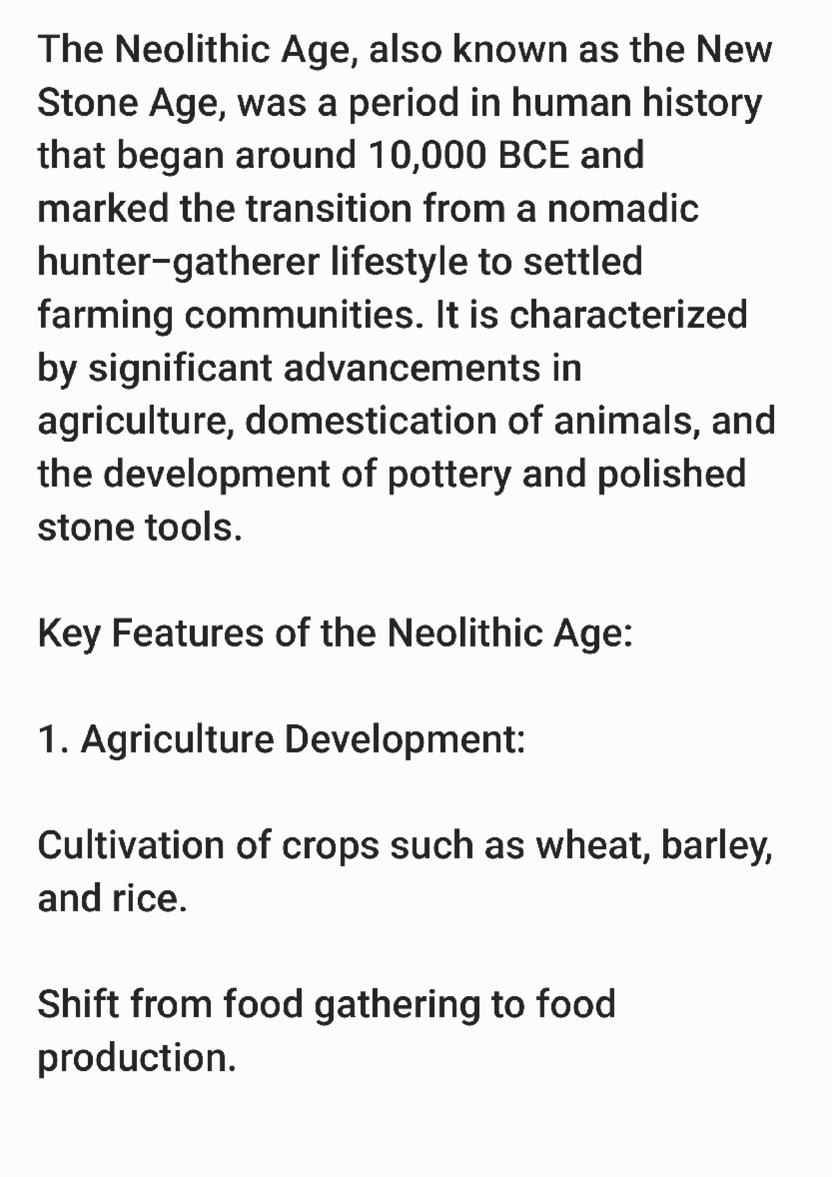 The Neolithic period 250121 213447 - The Neolithic Age, also known as ...