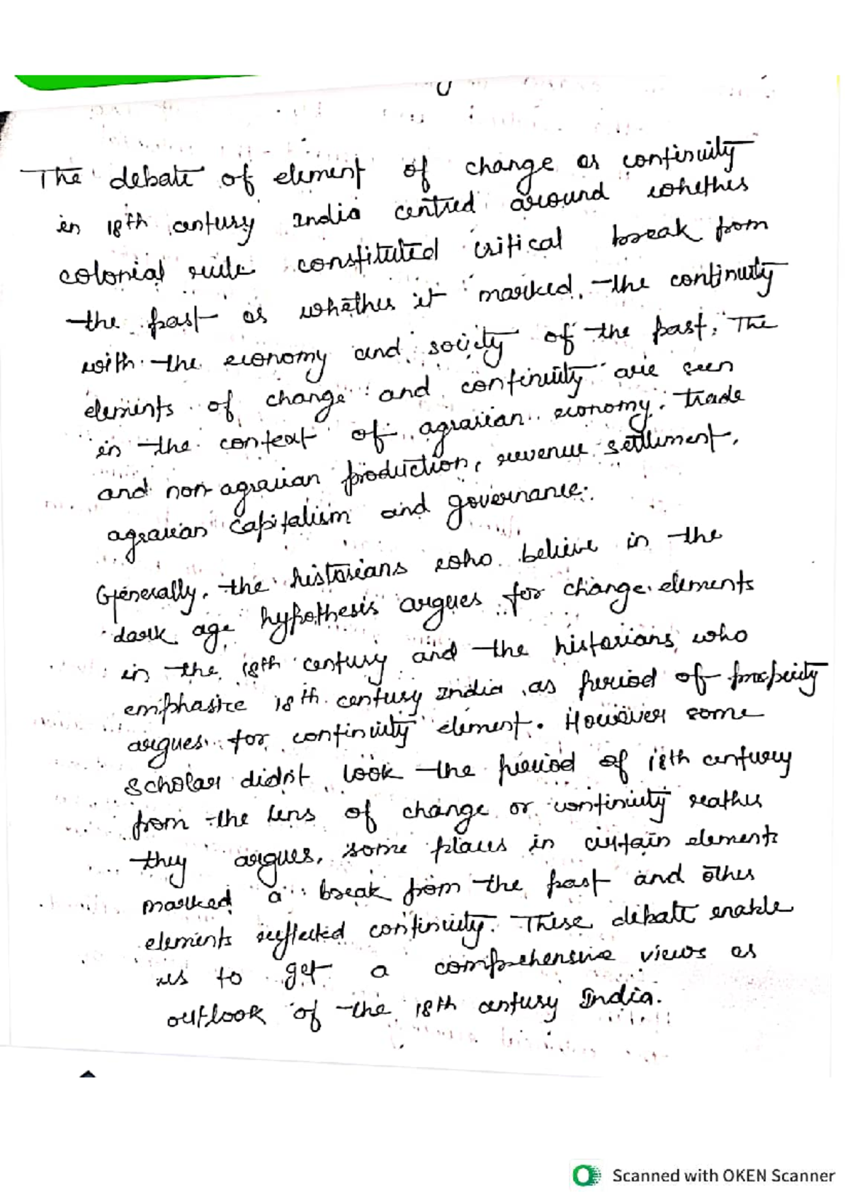 Continuity and Change in 18th Century India: A Historical Analysis ...