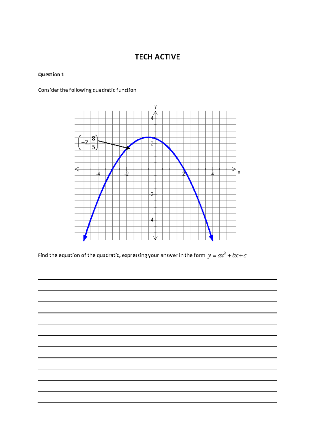 S1 Practice Exam: Quadratic Functions and Asymptotes Analysis - Studocu