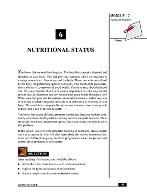 Community Nutrition complete module - COMMUNITY NUTRITION Course ...