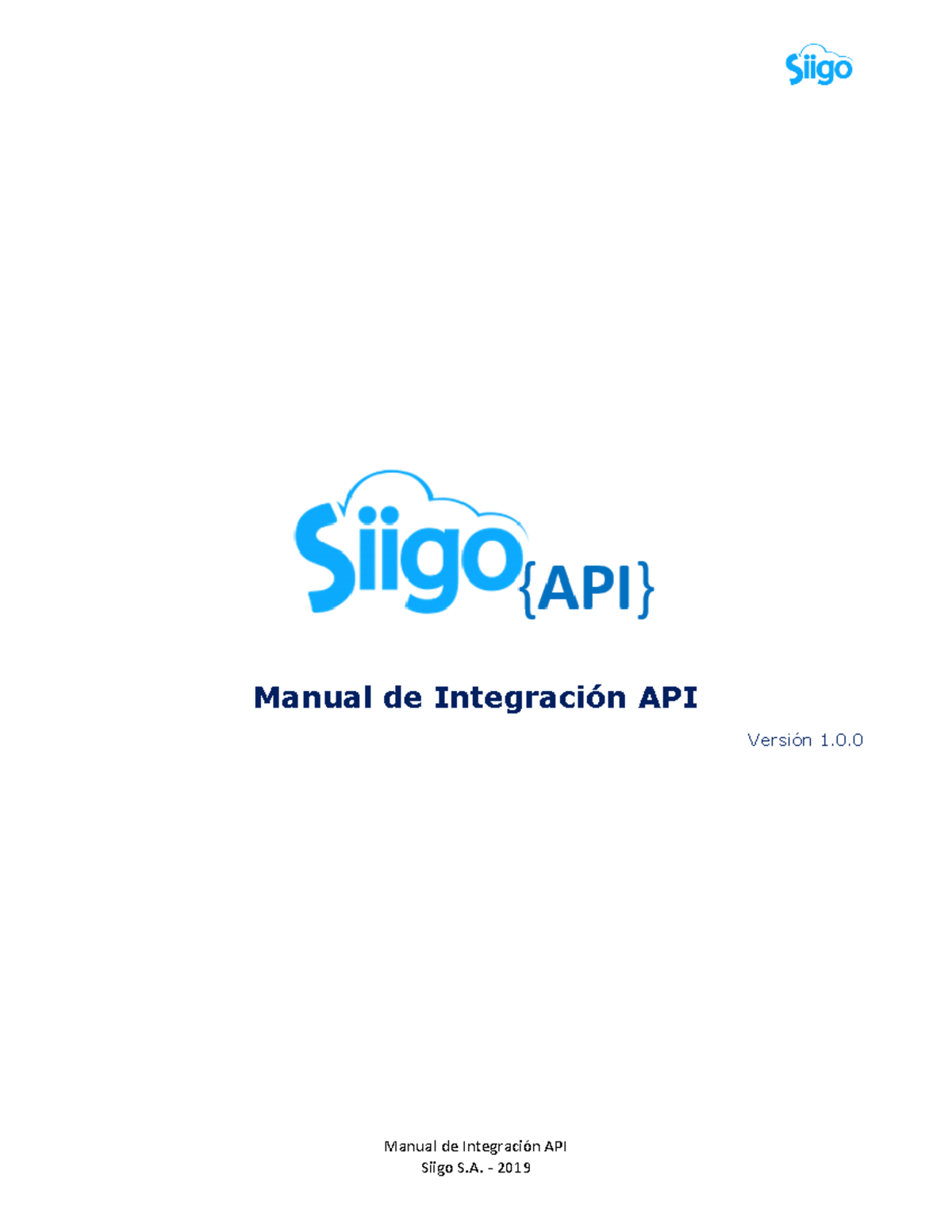 Manual de Integración API Siigo v1.0: Guía y Requerimientos - Studocu