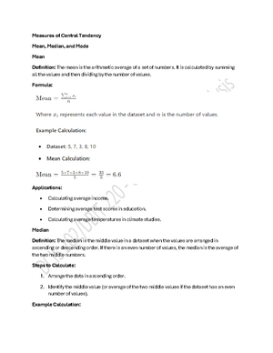 Introduction to Statistics - CHAPTER ONE: INTRODUCTION TO STATISTICS 1 ...