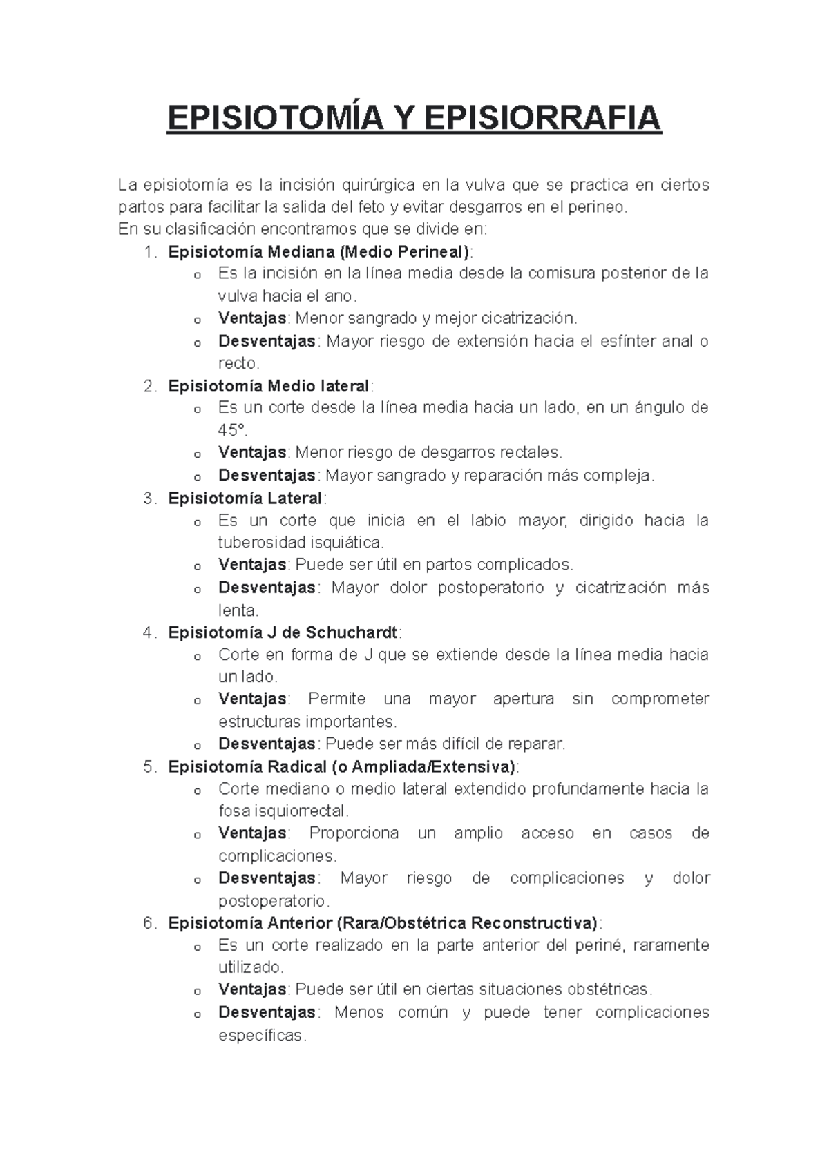 EPISIOTOMÍA Y EPISIORRAFIA: Tipos, Ventajas y Cuidados Postoperatorios ...