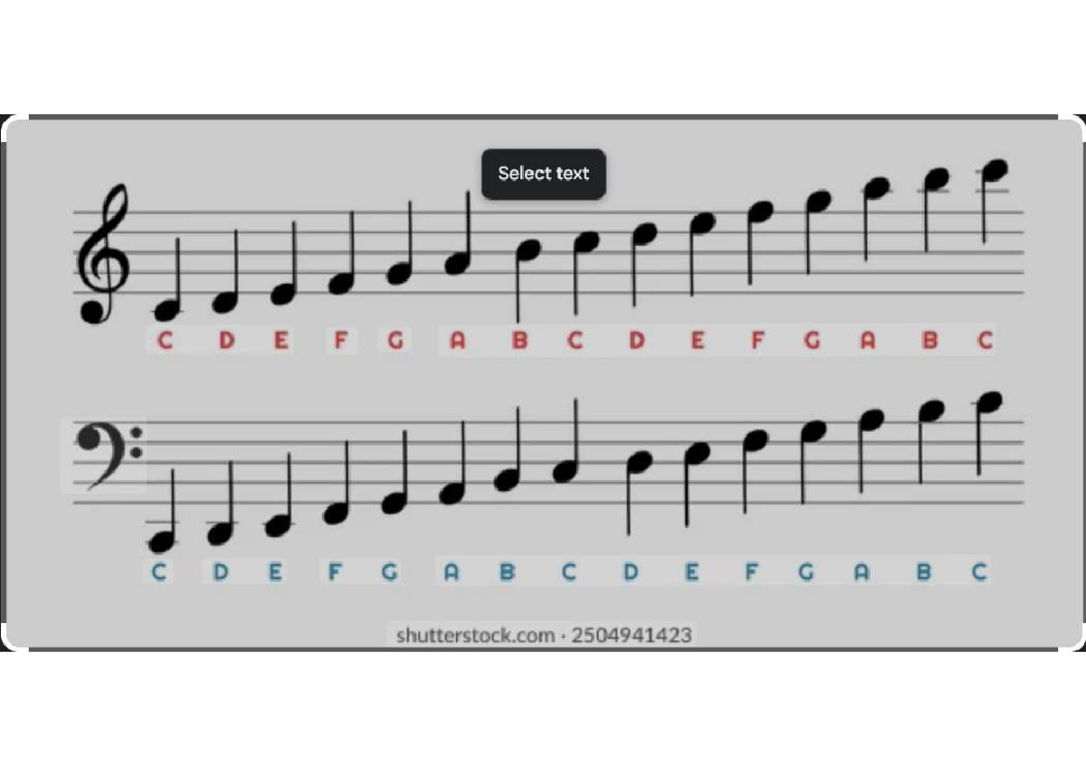Treble & Bass Clef Notes Layout - HSI2013 - ZEaSSs F G A B D E F G A B ...