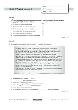 Together klasa 5 SB unit 2 - 20 Lesson 1 Vocabulary 1 2 I can use kitchen object words and ...