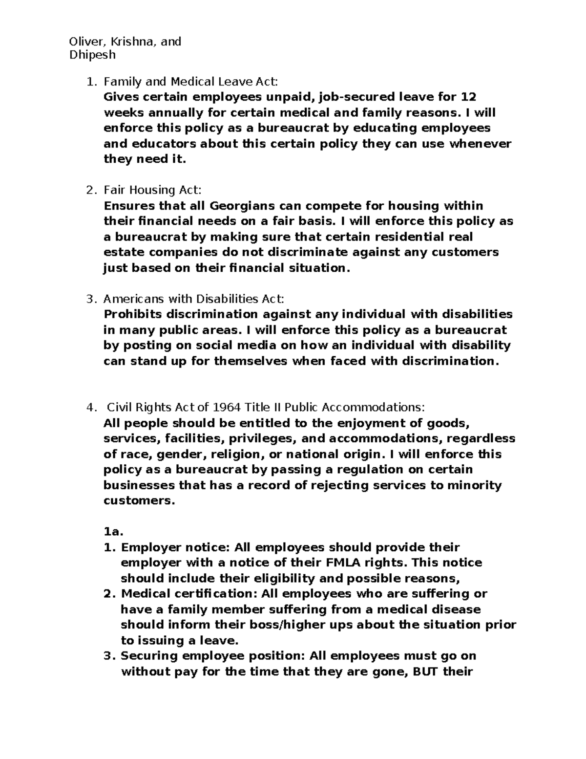 Family and Medical Leave Act (FMLA) Overview and Enforcement Strategies ...